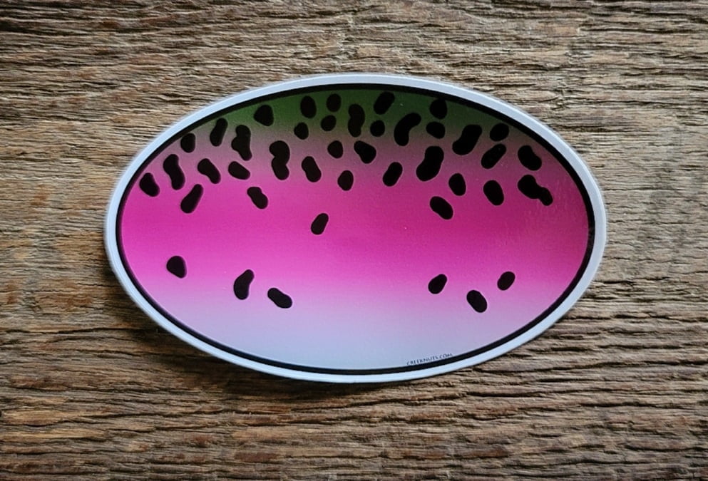 Rainbow Trout Skin Sticker Decal - Walmart.com