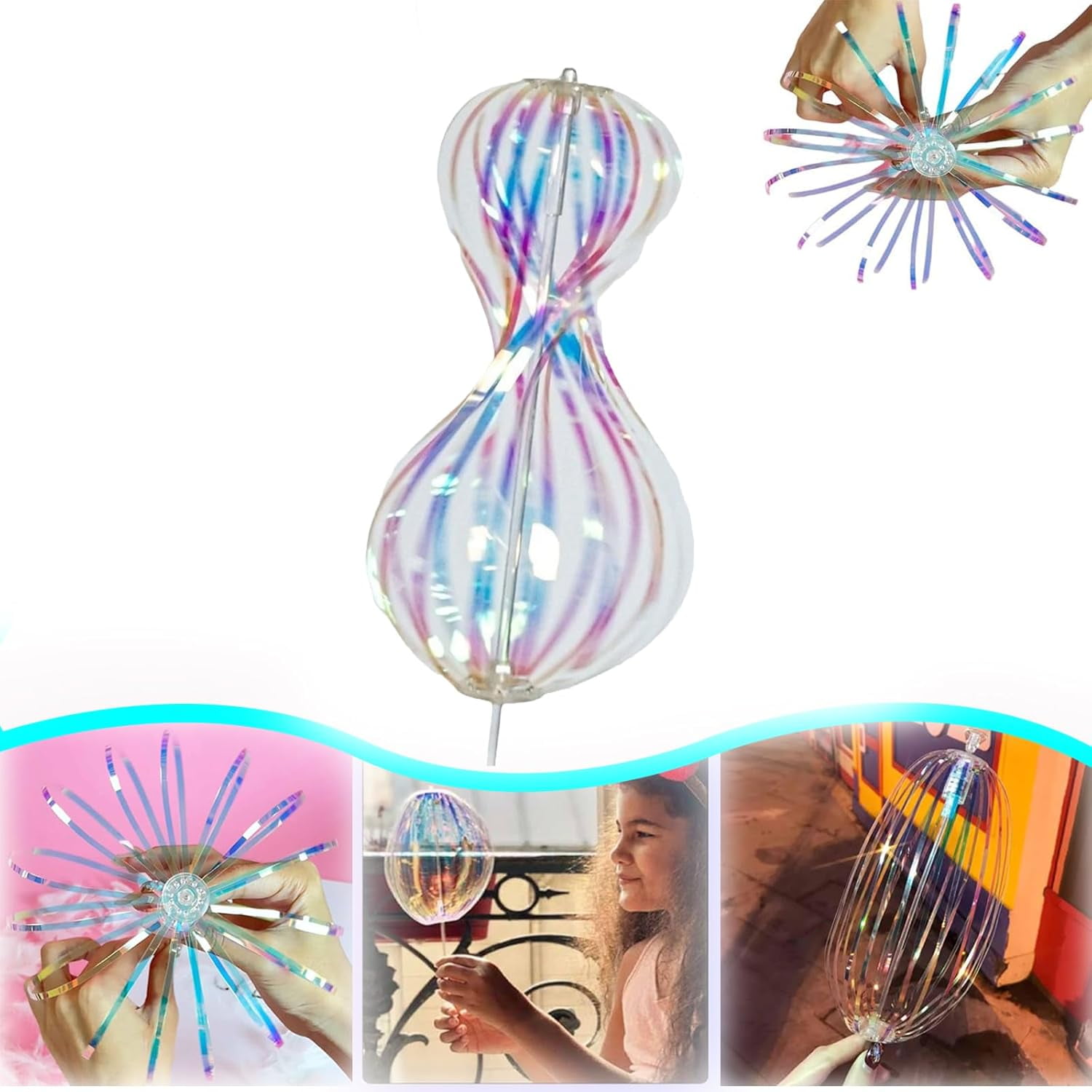 Rainbow Twirler, Rainbow Twirler Stick, Magic Rainbow Spinner, Rainbow ...