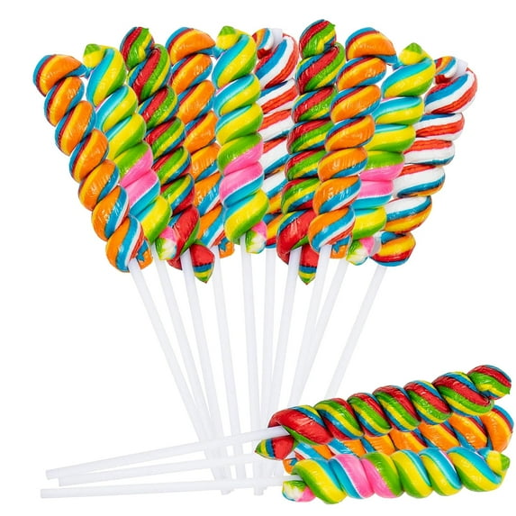 Rainbow Twisty Pops, 40 ESF27 Pack | Individually Wrapped Swirl ...