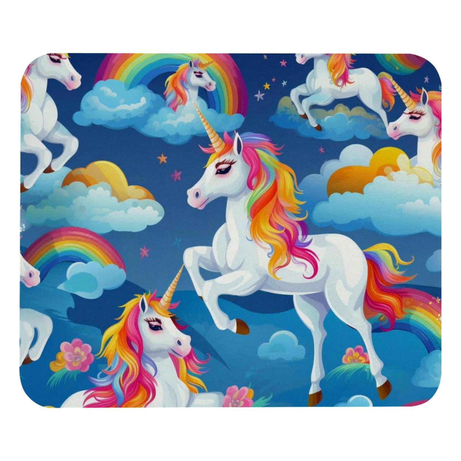 Rainbow Unicorn Mouse Pad, Smooth Mouse Mat, Computer Mouse-pad for ...