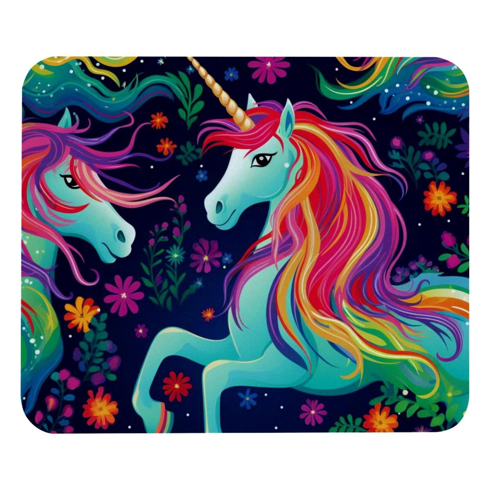 Rainbow Unicorn Mouse Pad, Smooth Mouse Mat, Computer Mouse-pad for ...