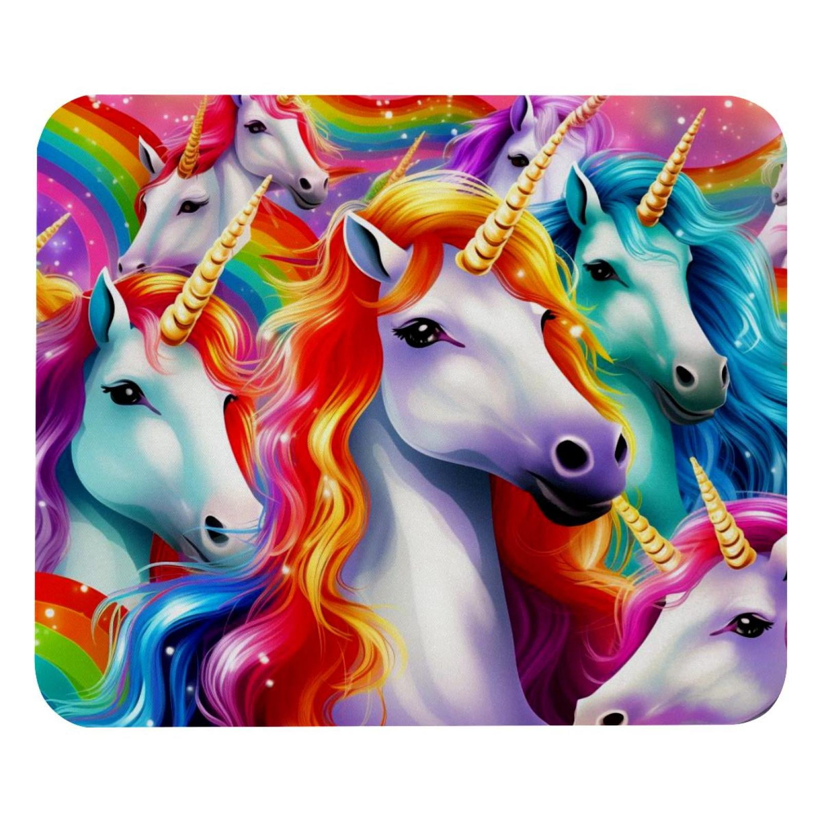 Rainbow Unicorn Mouse Pad, Smooth Mouse Mat, Computer Mouse-pad for ...