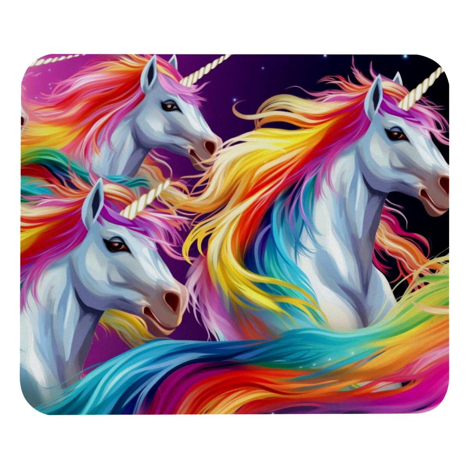 Rainbow Unicorn Mouse Pad, Smooth Mouse Mat, Computer Mouse-pad for ...