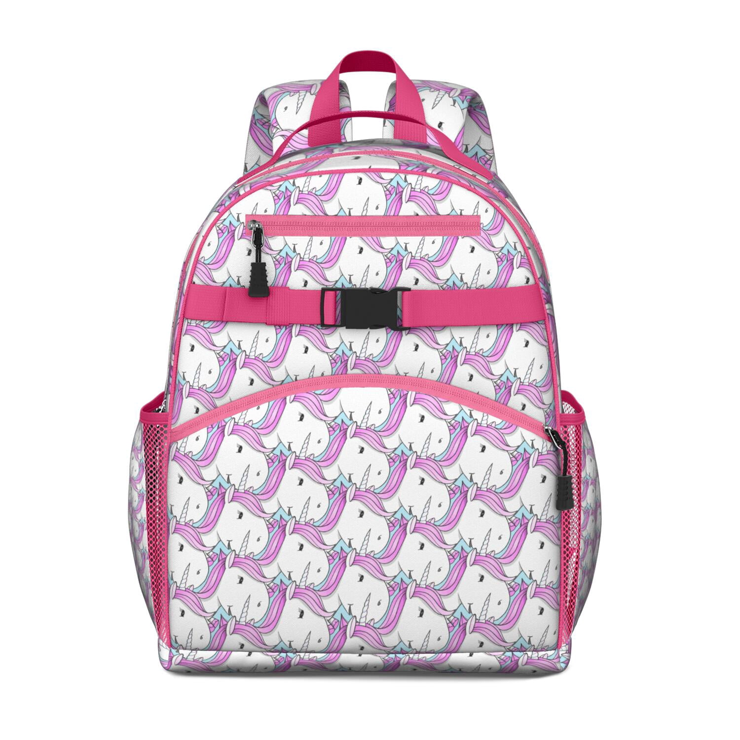 Rainbow Unicorn Students Backpack Cartoon Fantasy Animal Design with ...