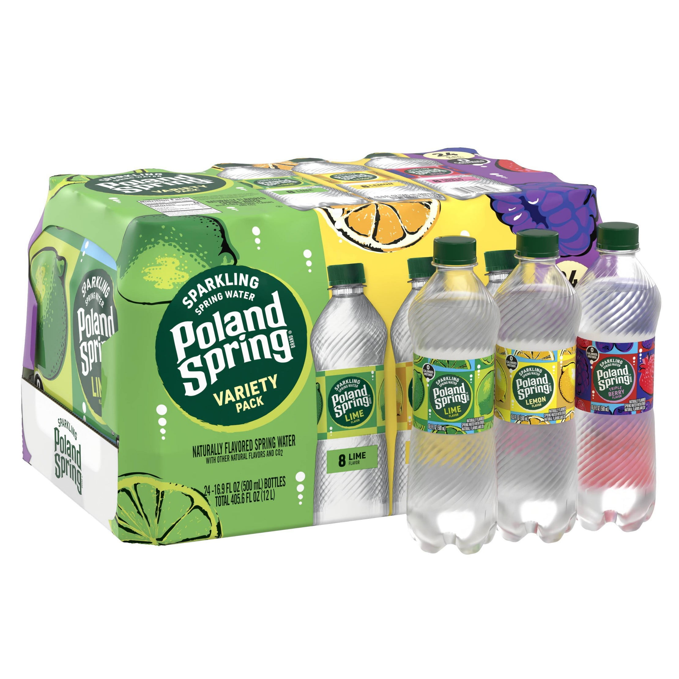 Rainbow Variety Pack Sparkling Water - 24pk/0.5L Bottles - Walmart.com