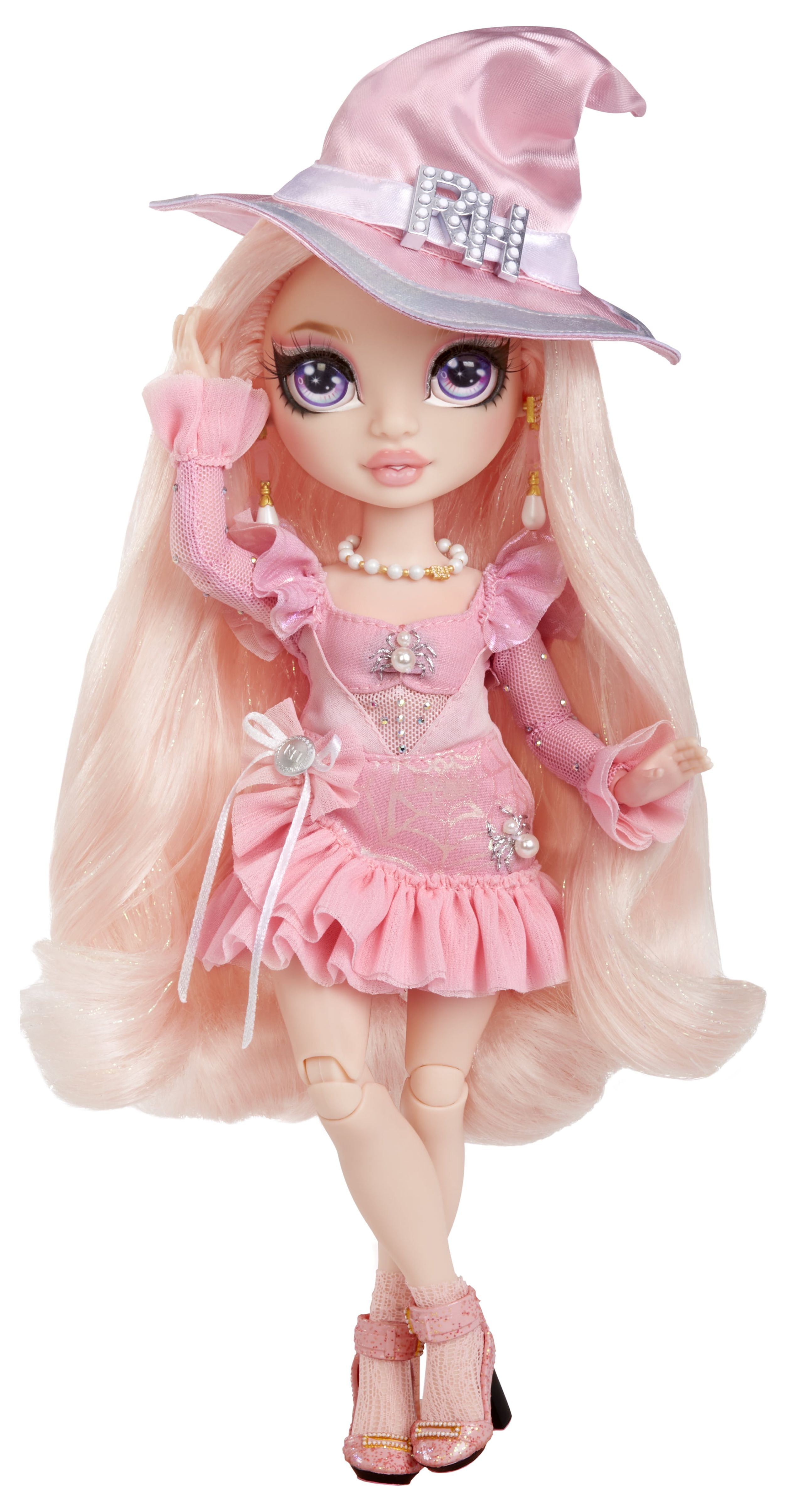 Rainbow Vision Bella Parker Pink Witch Doll, Rainbow High Costume Ball ...