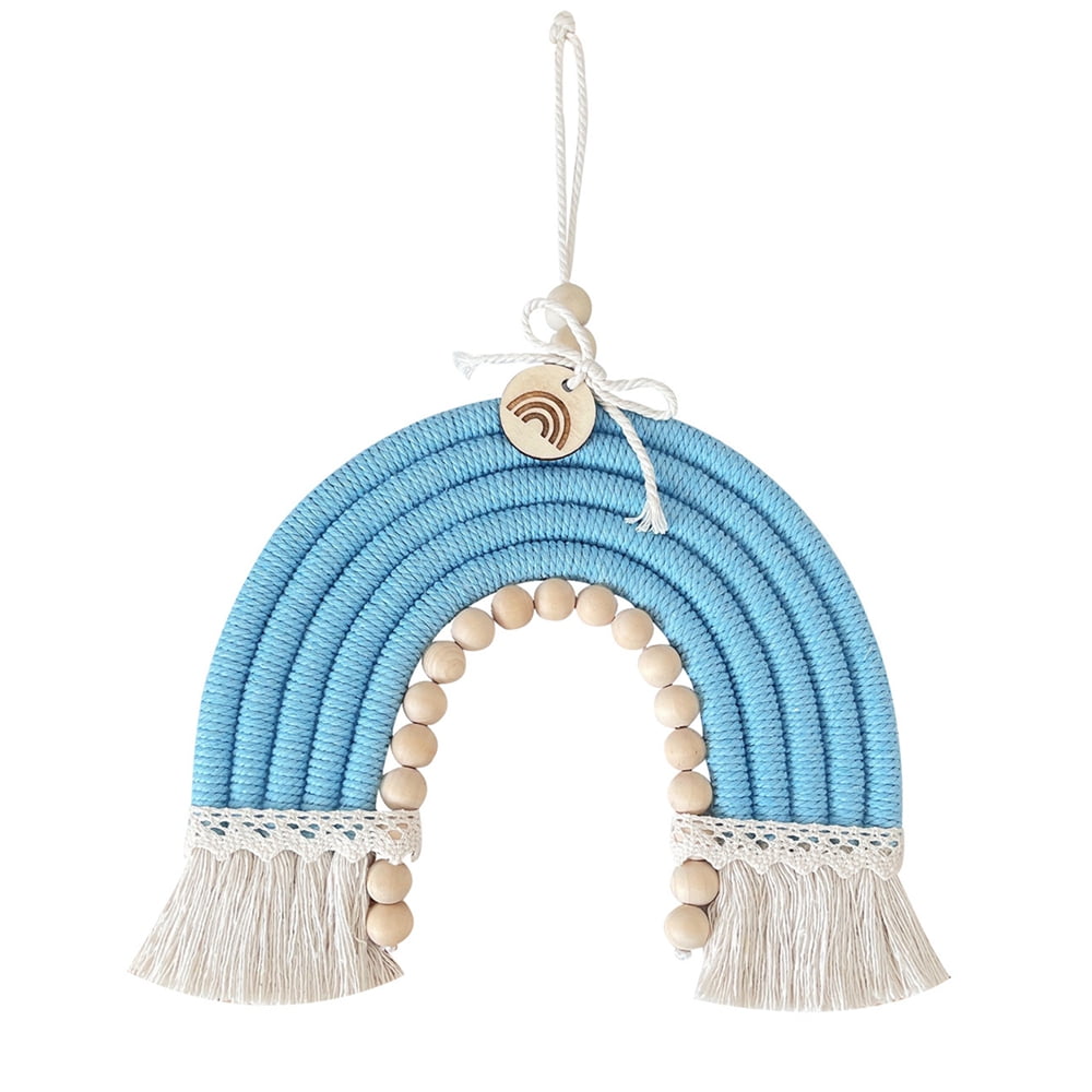 Rainbow Wall Decor Macrame Wall Hanging, Macrame Woven Decorative for ...