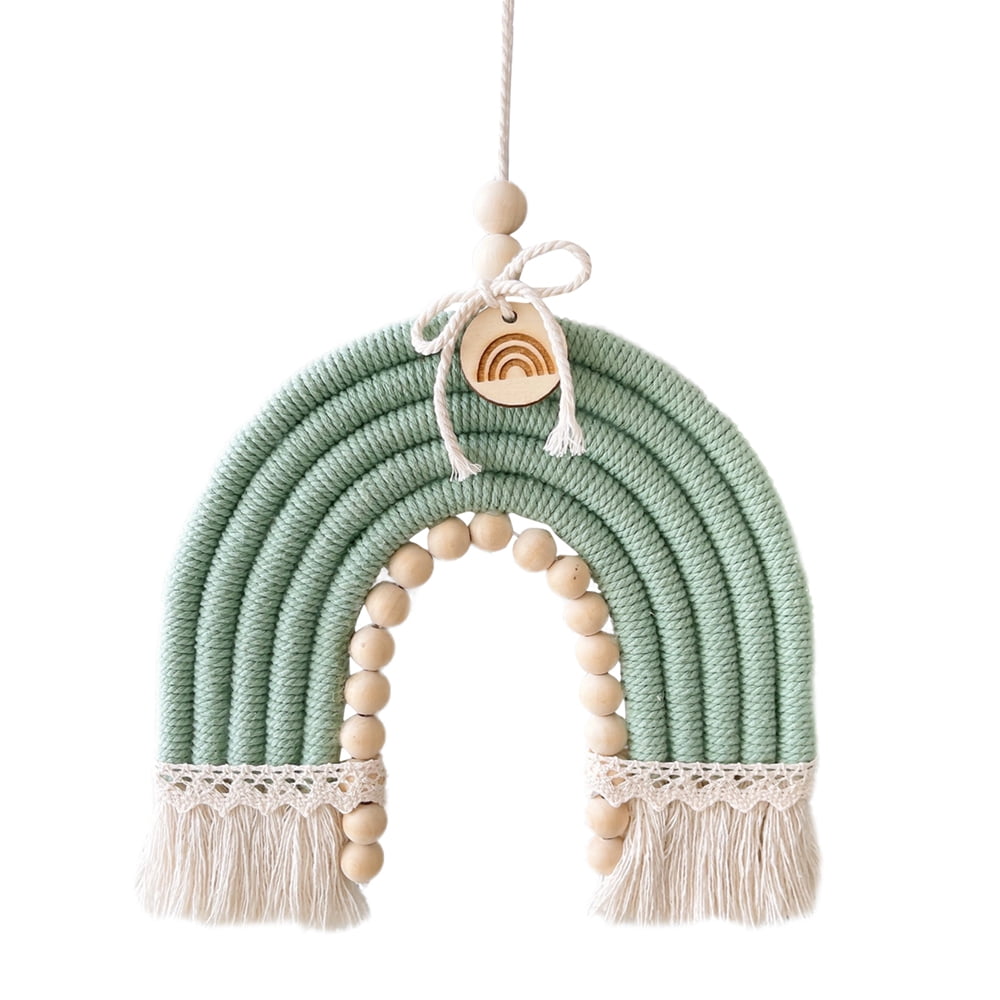 Rainbow Wall Decor Macrame Wall Hanging, Macrame Woven Decorative for ...