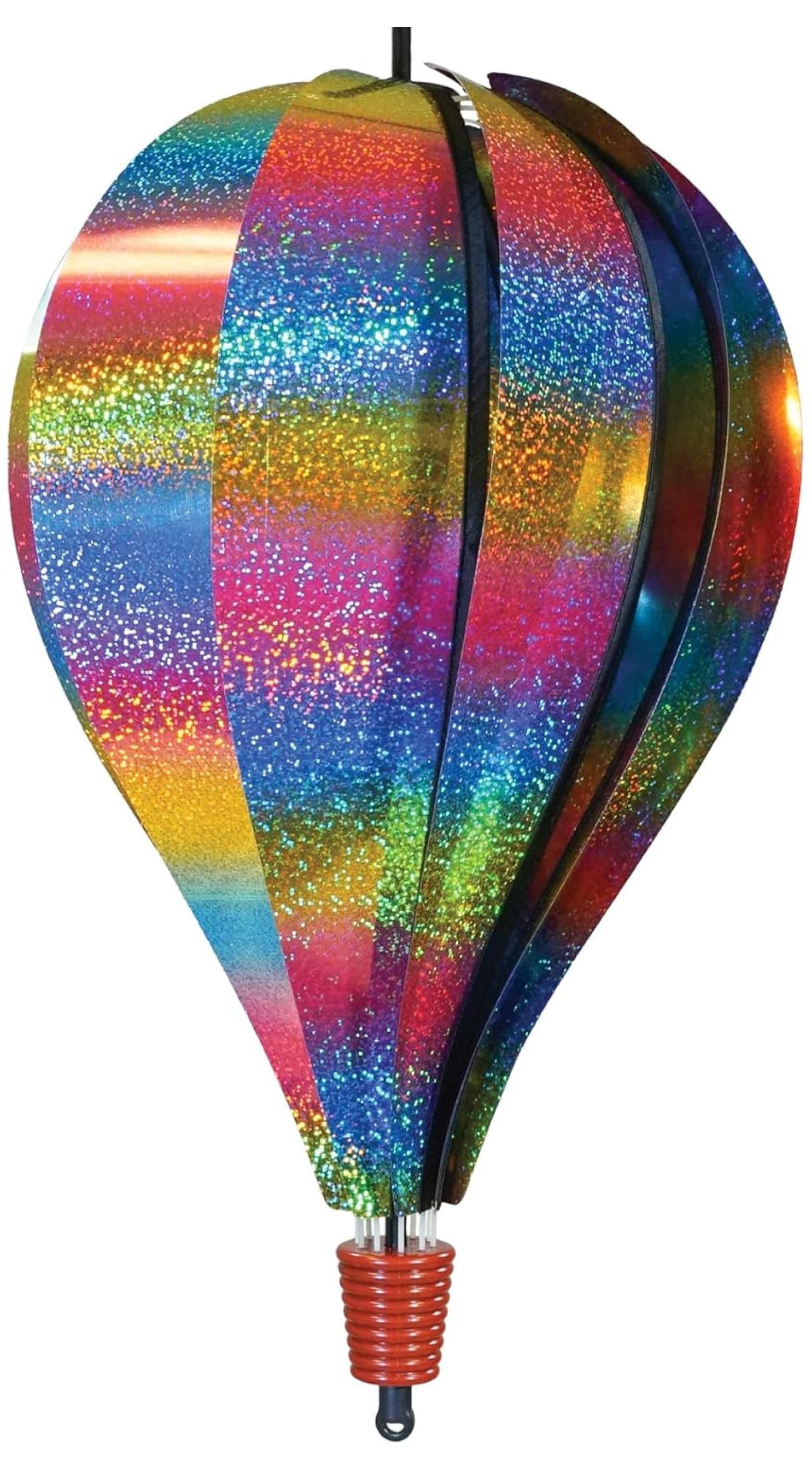 Rainbow Whirl 10-Panel Hot Air Balloon,18" Balloon - Walmart.com