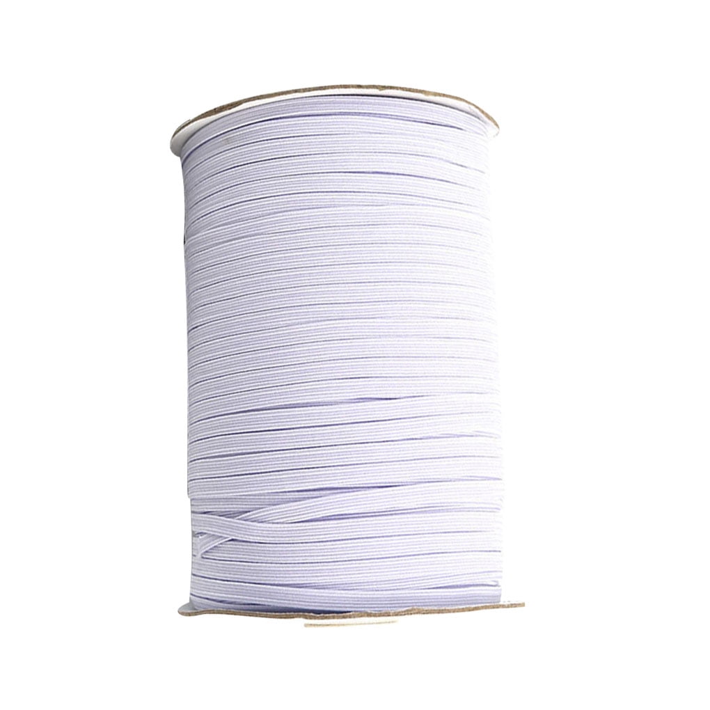 Rainbow White Black Elastic Bands 3/6mm Polyester Elastic Cord for ...