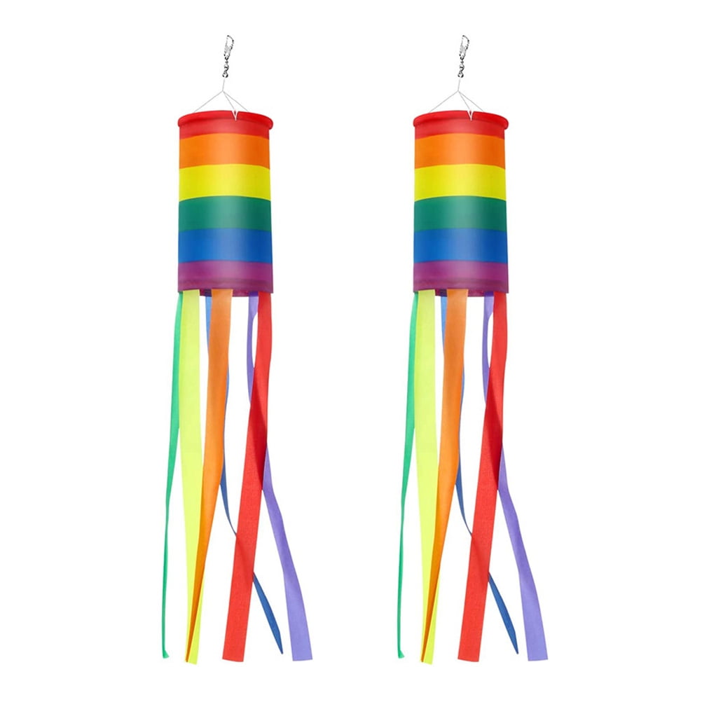 Rainbow Windshield Flag Pride Party Decorations Windsock Flags for ...
