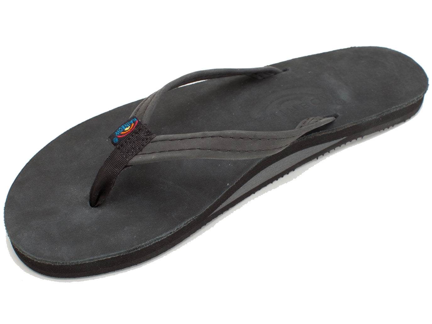 Rainbow Women's Premier Leather Single Layer Narrow Strap Flipflop ...