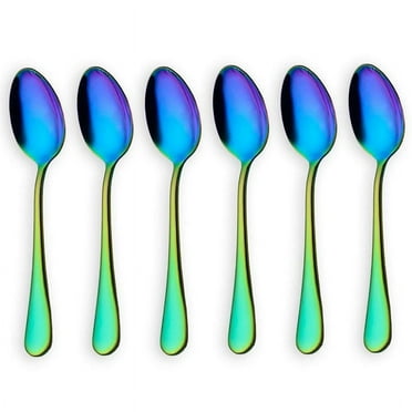 Marco Almond KYA60 8-Piece Long Handle Stainless Steel Tea Spoons ...