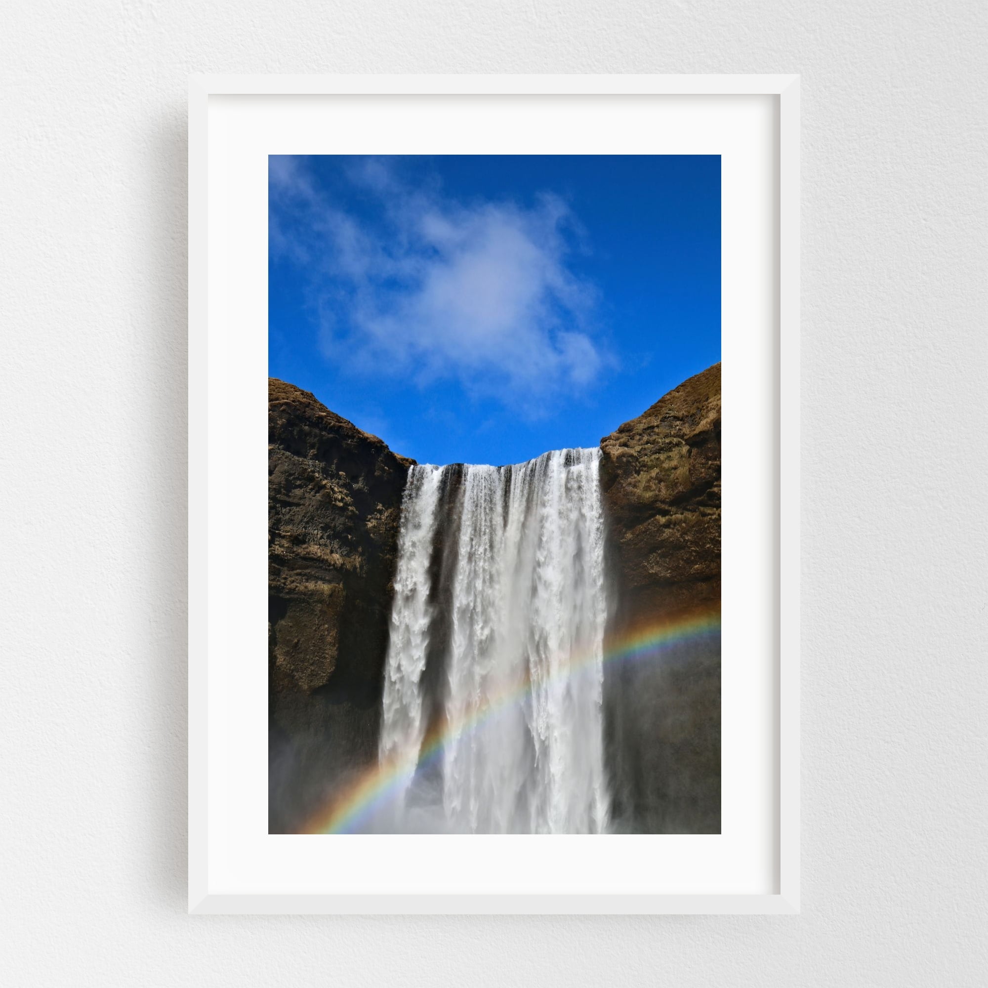 Rainbow loves Waterfall - Iceland Photography Waterfall Nature ...