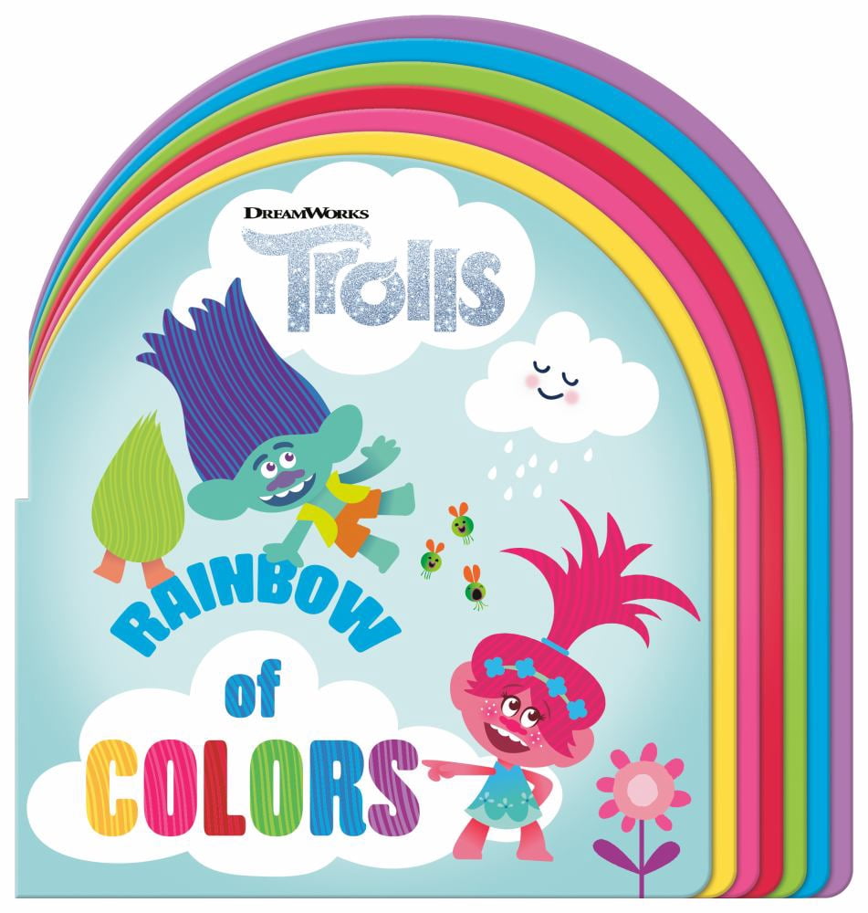 Rainbow of Colors (DreamWorks Trolls) (Board Book) - Walmart.com