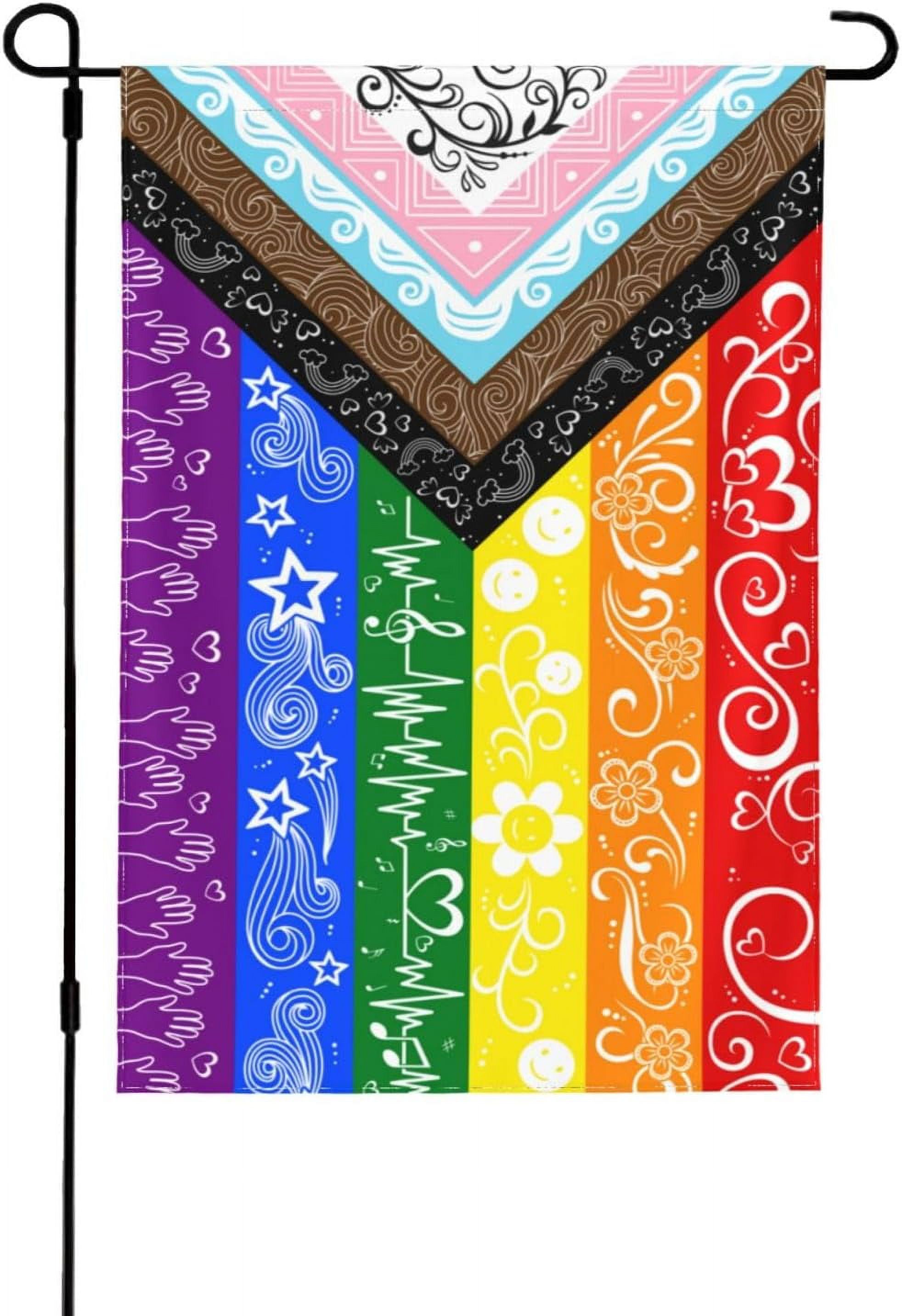 Rainbow pride Flag Flags for outside Garden Flag Farmhouse Yard Indoor ...