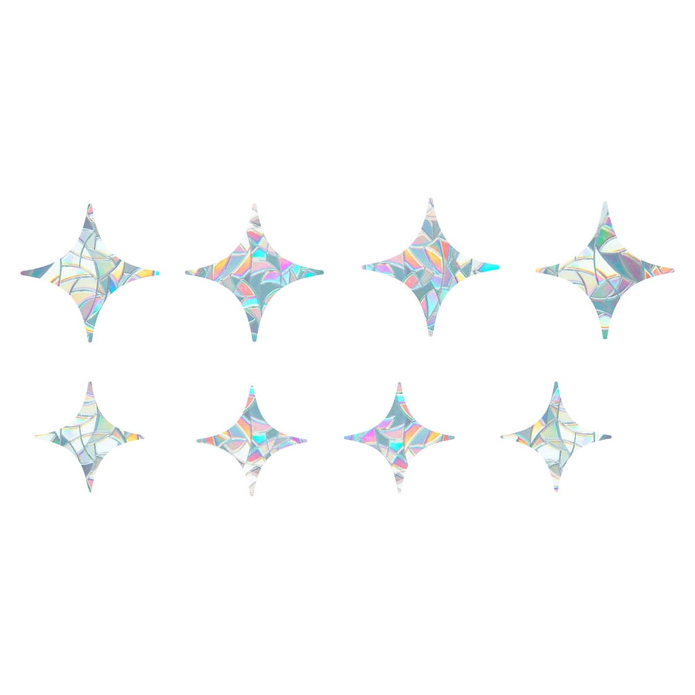 Rainbow prism electrostatic paste glass paste glue-free PVC film Bienvenido - Walmart.com