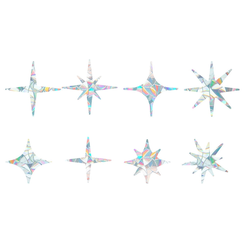 Rainbow prism electrostatic paste glass paste glue-free PVC film ...