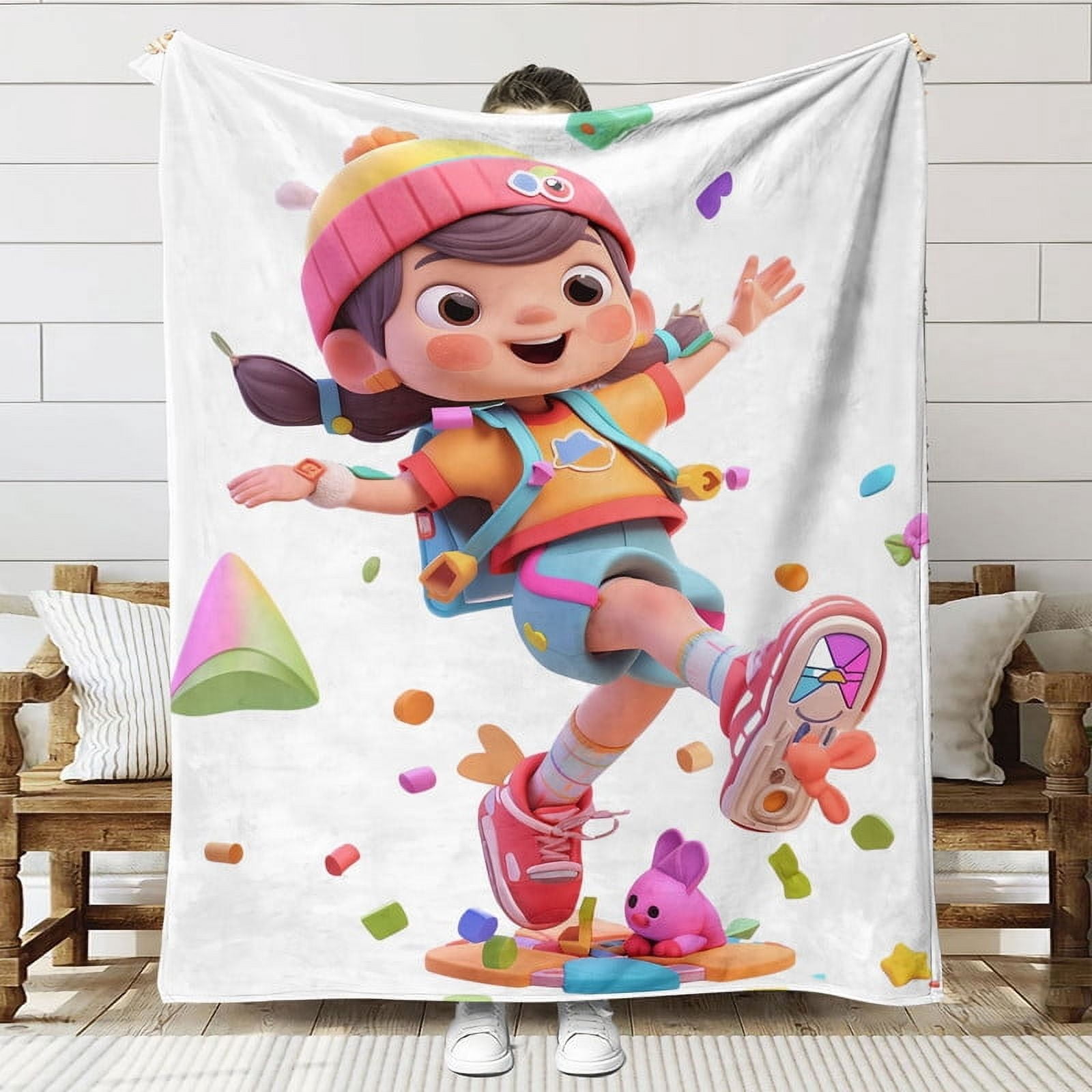 Rainbow ruby Throw Blanket Gifts for Fans Lover Girls Boys Women ...