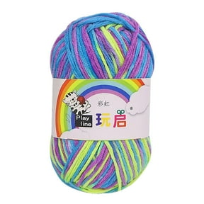 Rainbow Colored Cotton Yarn