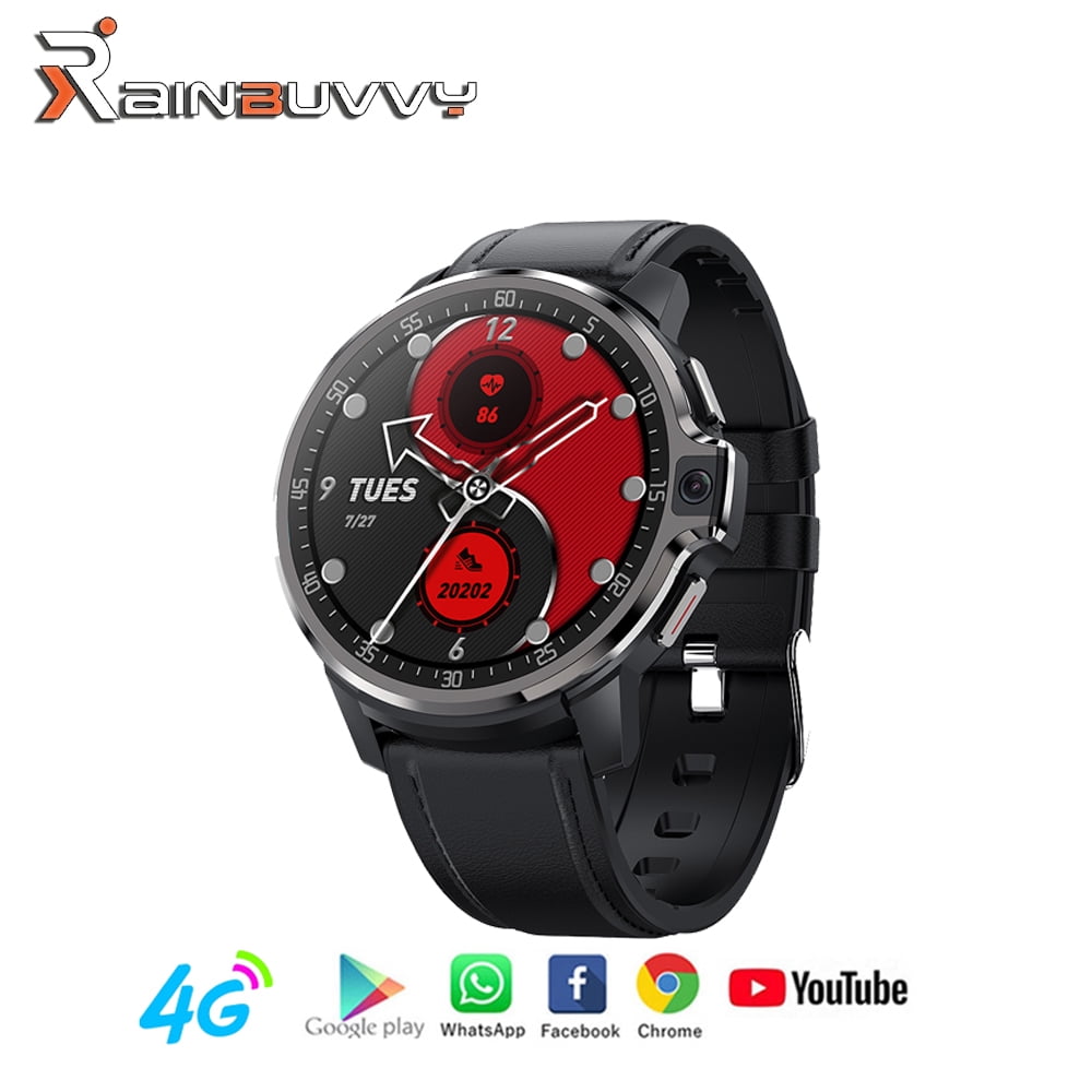 Rainbuvvy DM30 4G Smart Watch 1.6 Inch IPS Screen Dual System Dual 5.0MP Camera 4GB+64GB 1050mAh ...