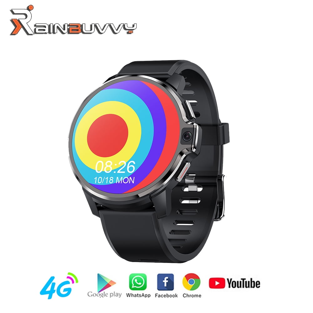 Rainbuvvy DM30 4G Smart Watch 1.6 Inch IPS Screen Dual System Dual 5.0MP Camera 4GB+64GB 1050mAh ...