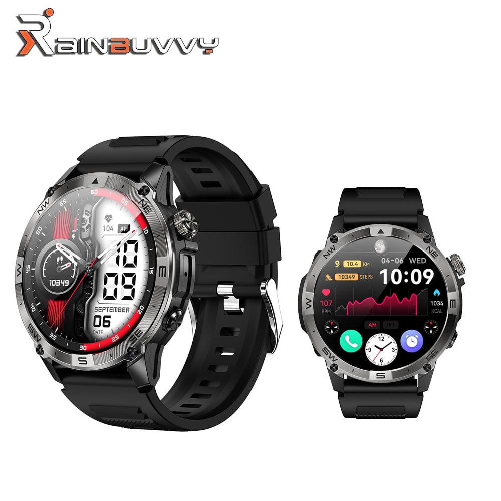 Rainbuvvy HK08 Smart Watch 1.43 inch AMOLED Built-in Independent GPS ...