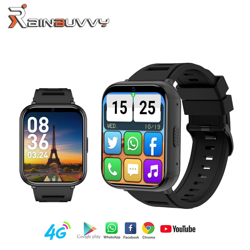 Rainbuvvy Q668 4G Smart Watch 1.99 inch MTK6761 Quad Core Processor 2GB+16GB Built-in GPS WiFi ...