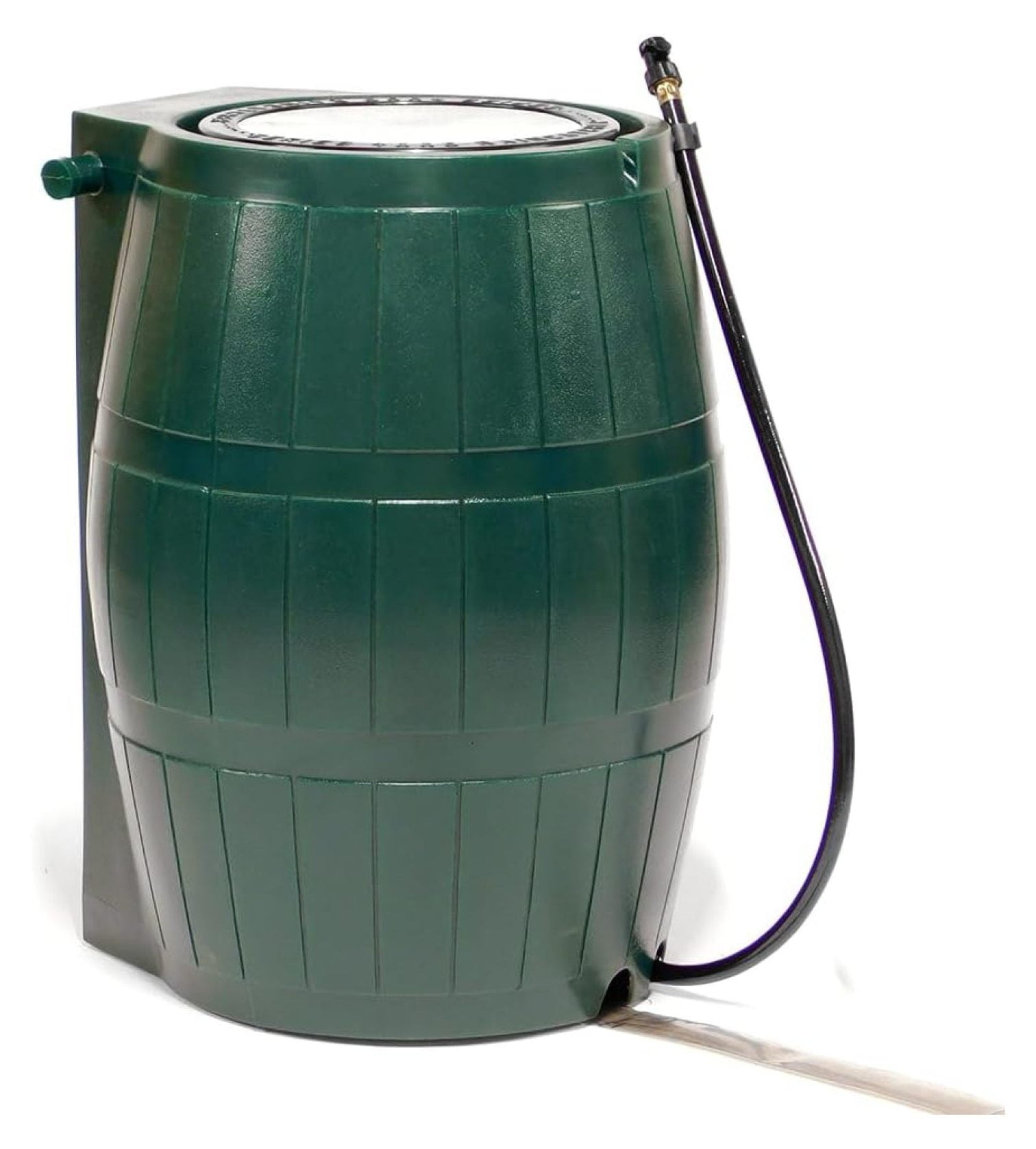 Raincatcher 4000, Flat-Back Rain Water , 50-Gallon, Green - Rainwater ...