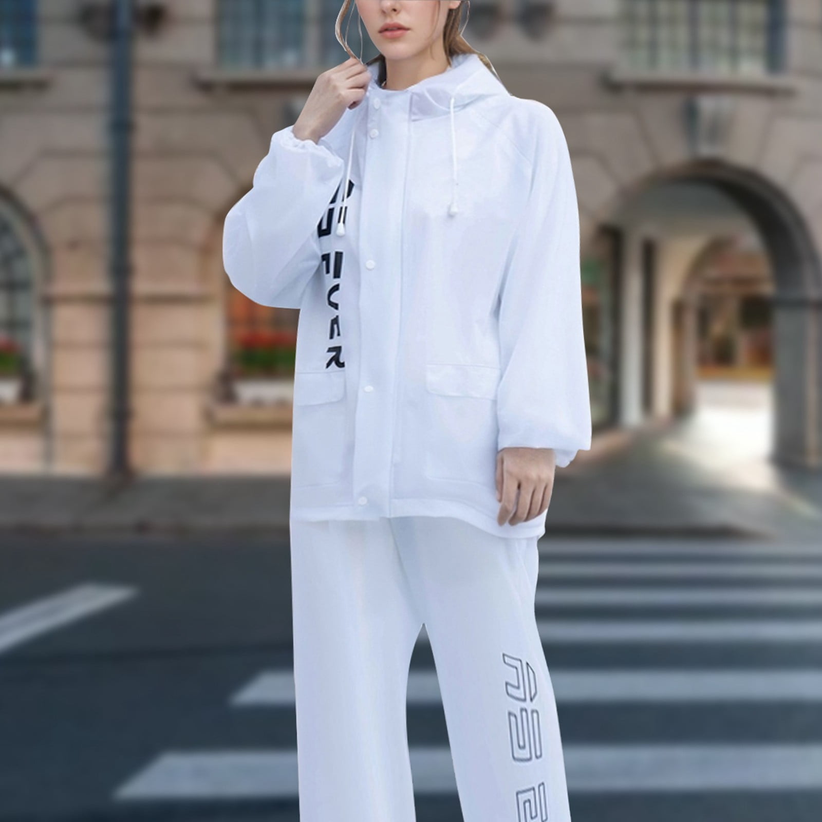 Raincoat & Pants Set Unisex Adult Rainwear For Outdoor Activities ...