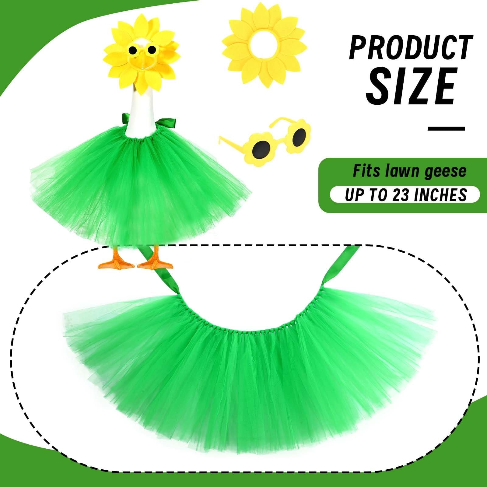 Raincoat-Style Goose Costume Set - Whimsical Holiday & Porch Decor with ...