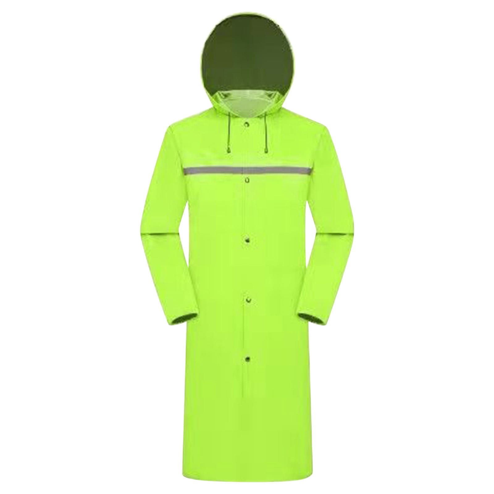 Raincoat Waterproof Long Rain Jacket Lightweight Rainwear Outdoor ...