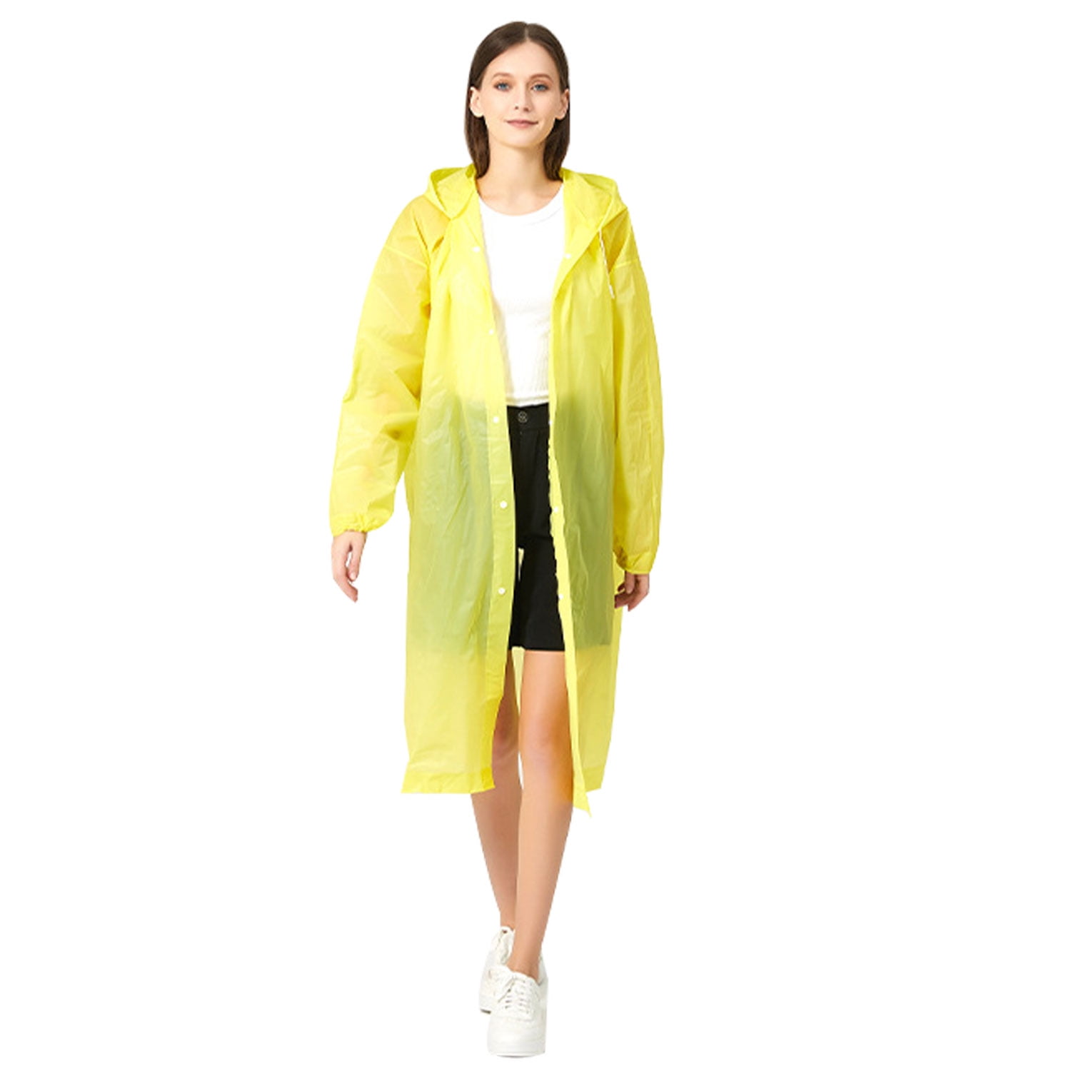 Raincoat Waterproof Rain Coat Poncho Long Rain Jackets Lightweight with ...