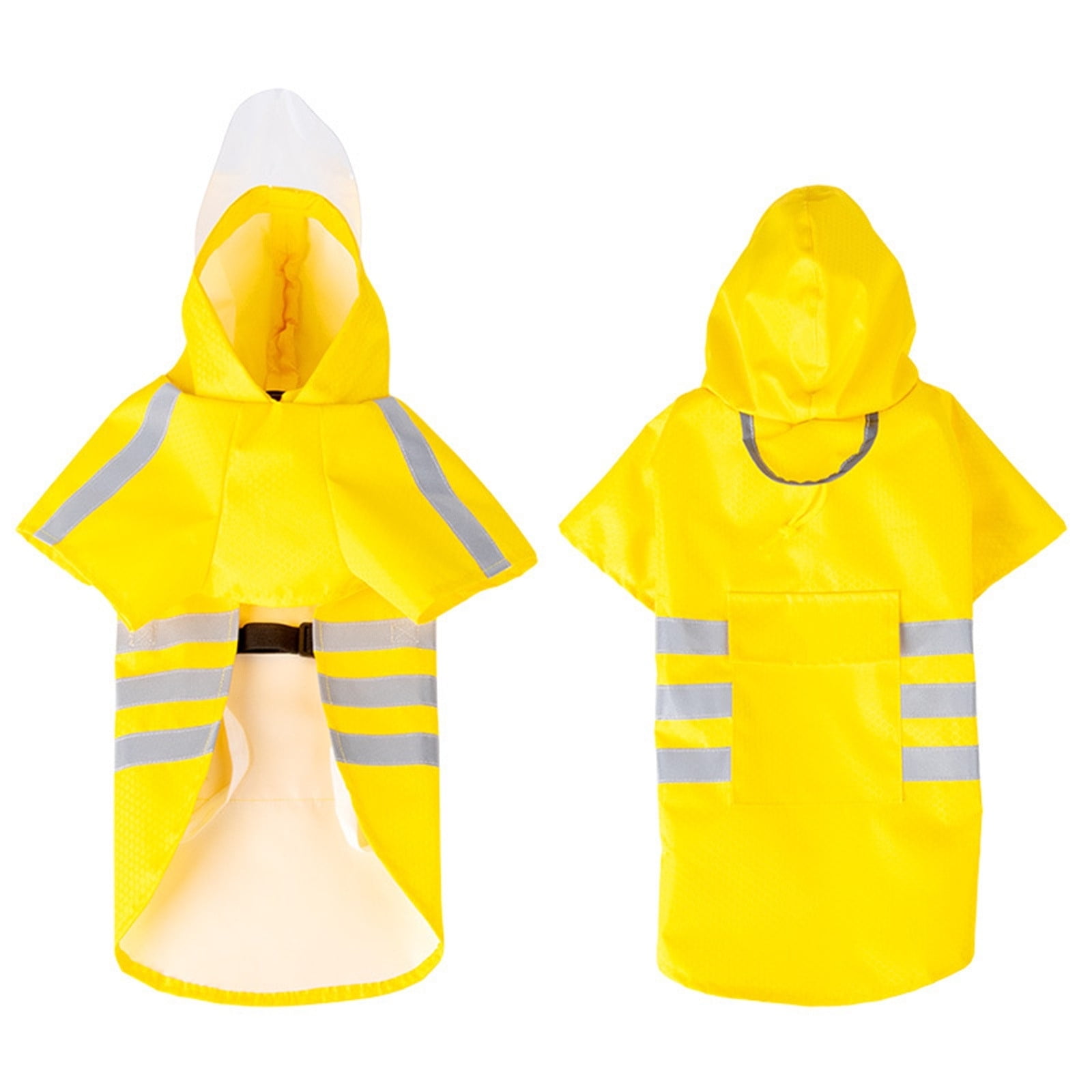 Raincoat With Reflective Strips For Wind And Rain Lightweight Outdoor ...