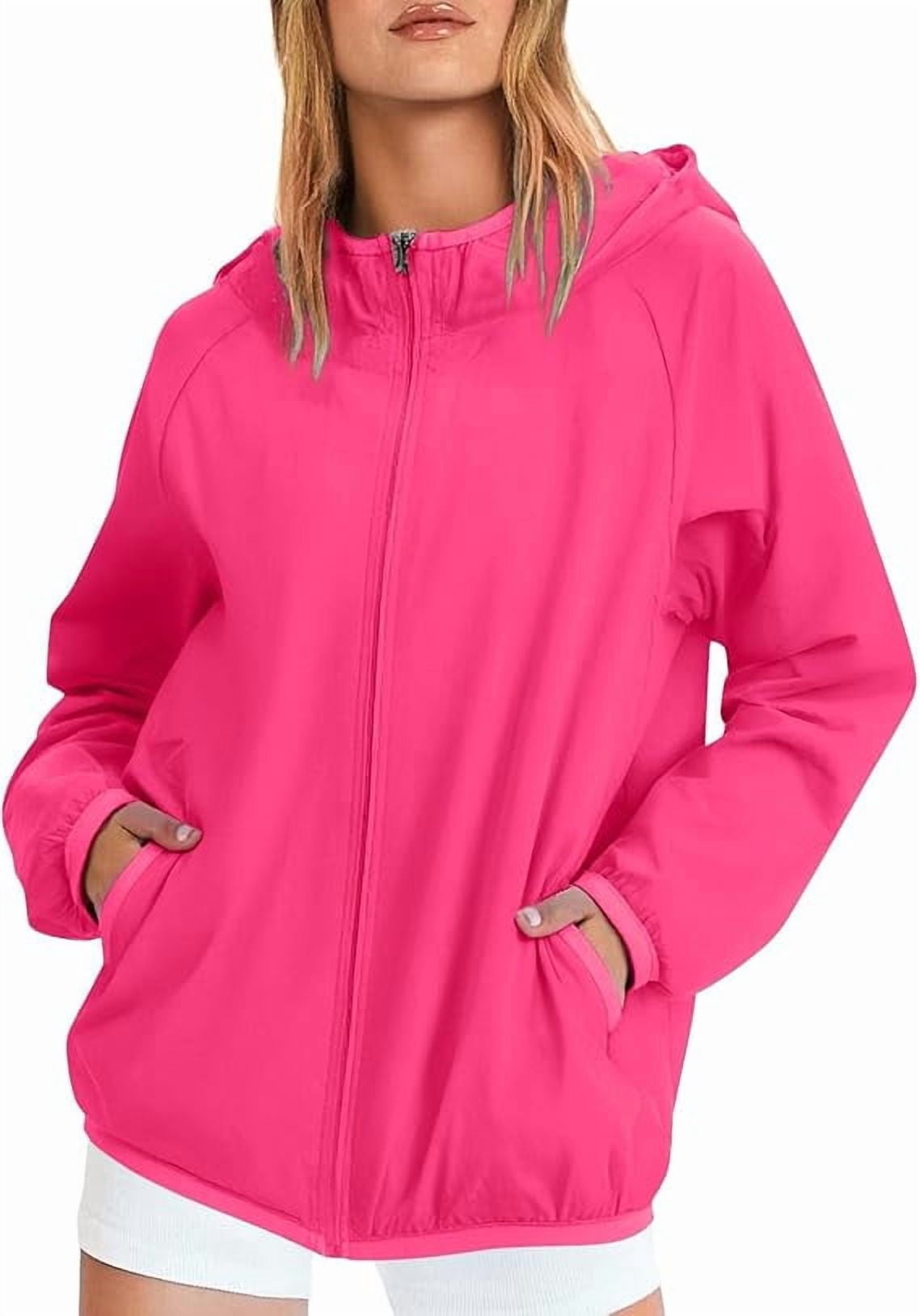 Rain Jacket Women Waterproof Lightweight Rain Coats for Women with Hood ...