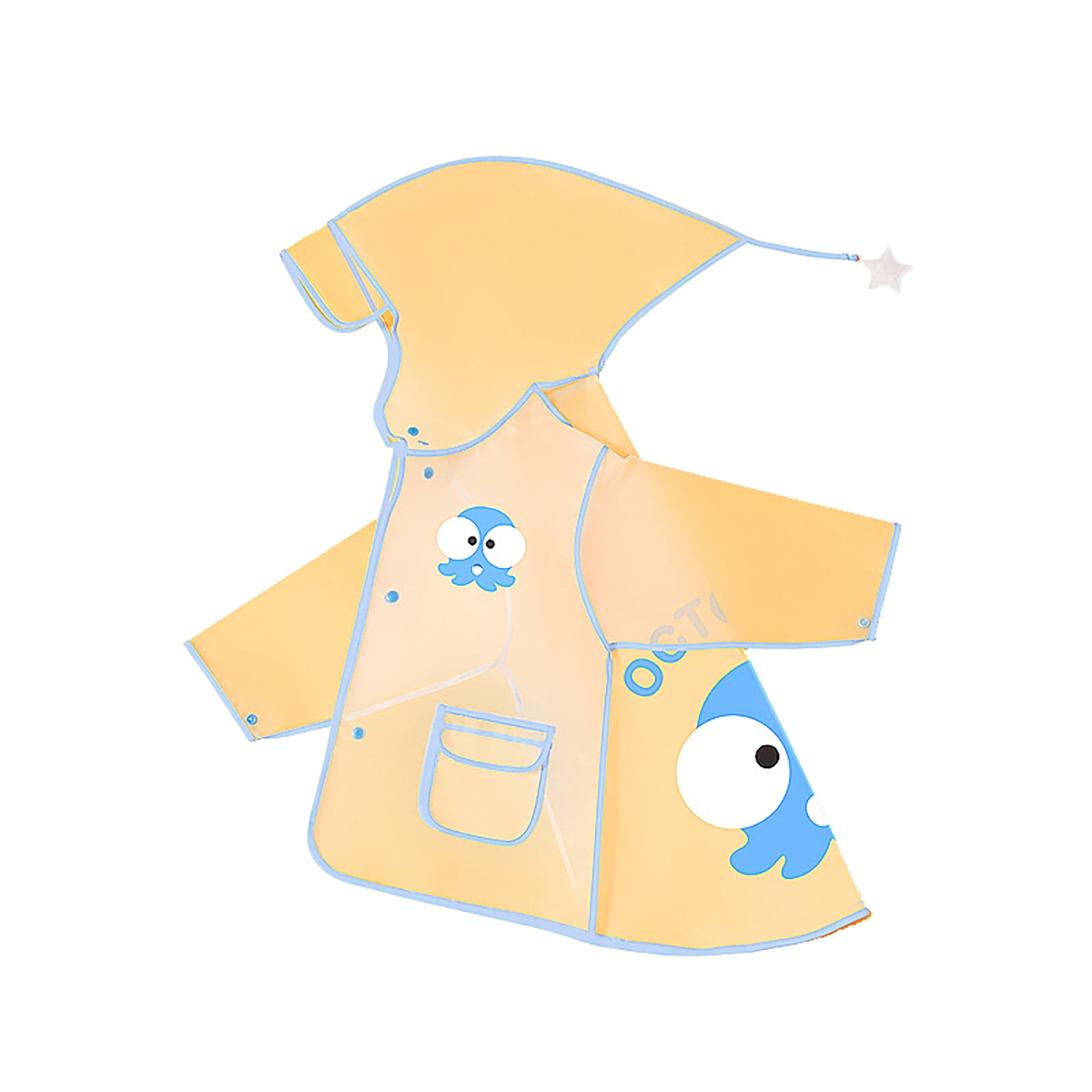 Raincoat for Boys Emergency Raincoats Poncho with Hood Cute Cartoon Rain Ponchos for Boys and ...