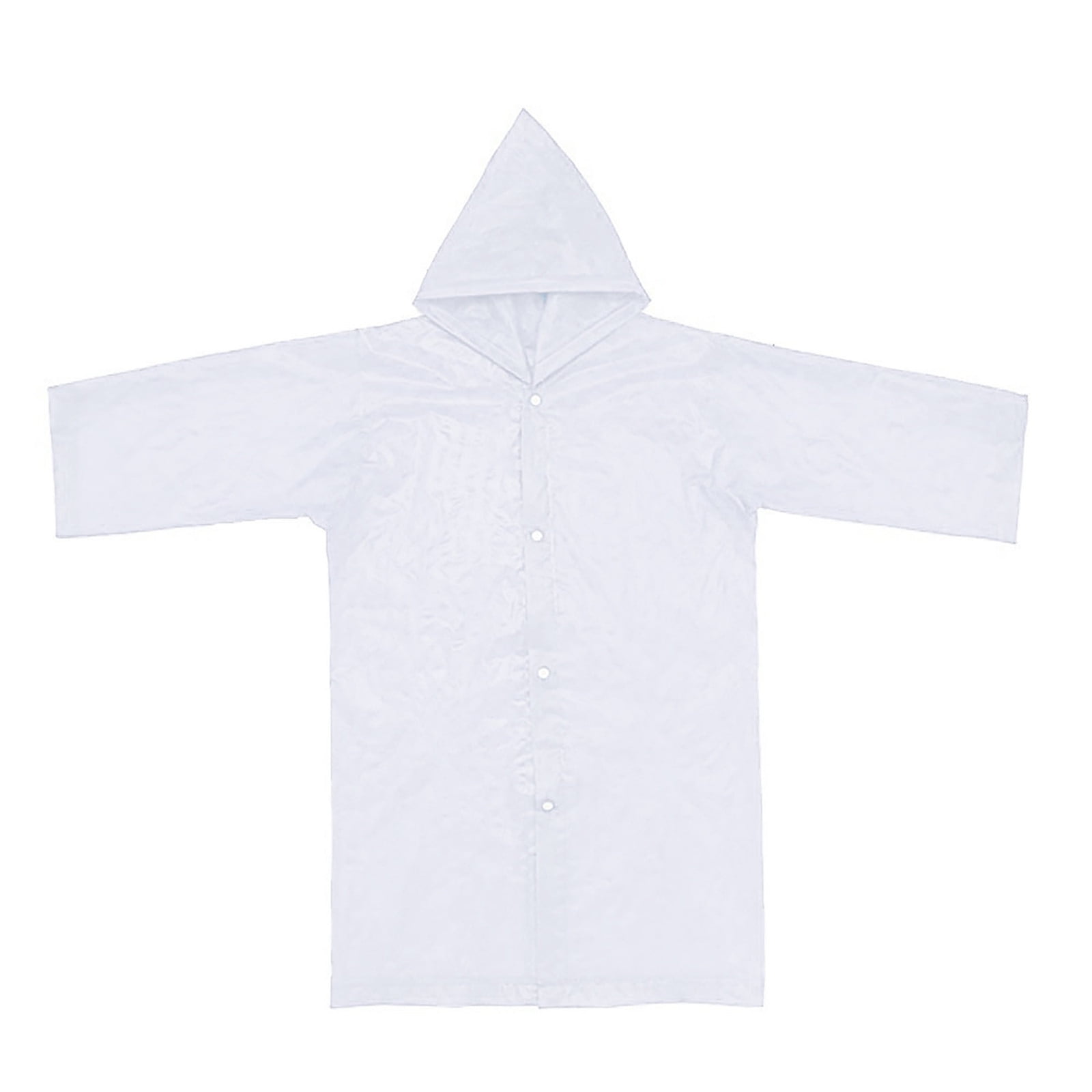 Raincoat for Girls Long Rain Coat with Hood Reusabl Rain Coats Girls ...