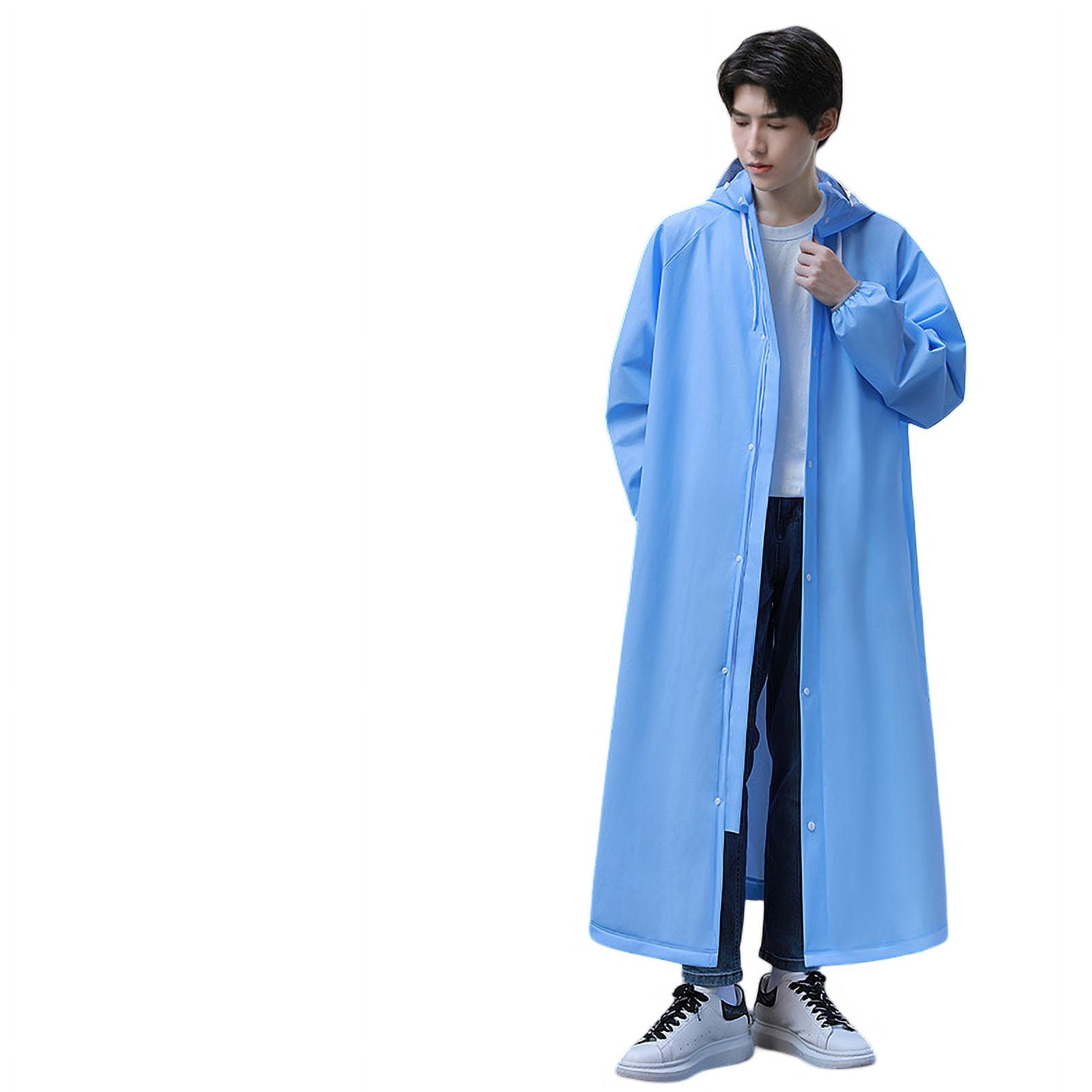 Raincoat non-disposable men's long full-body battery car electric car ...