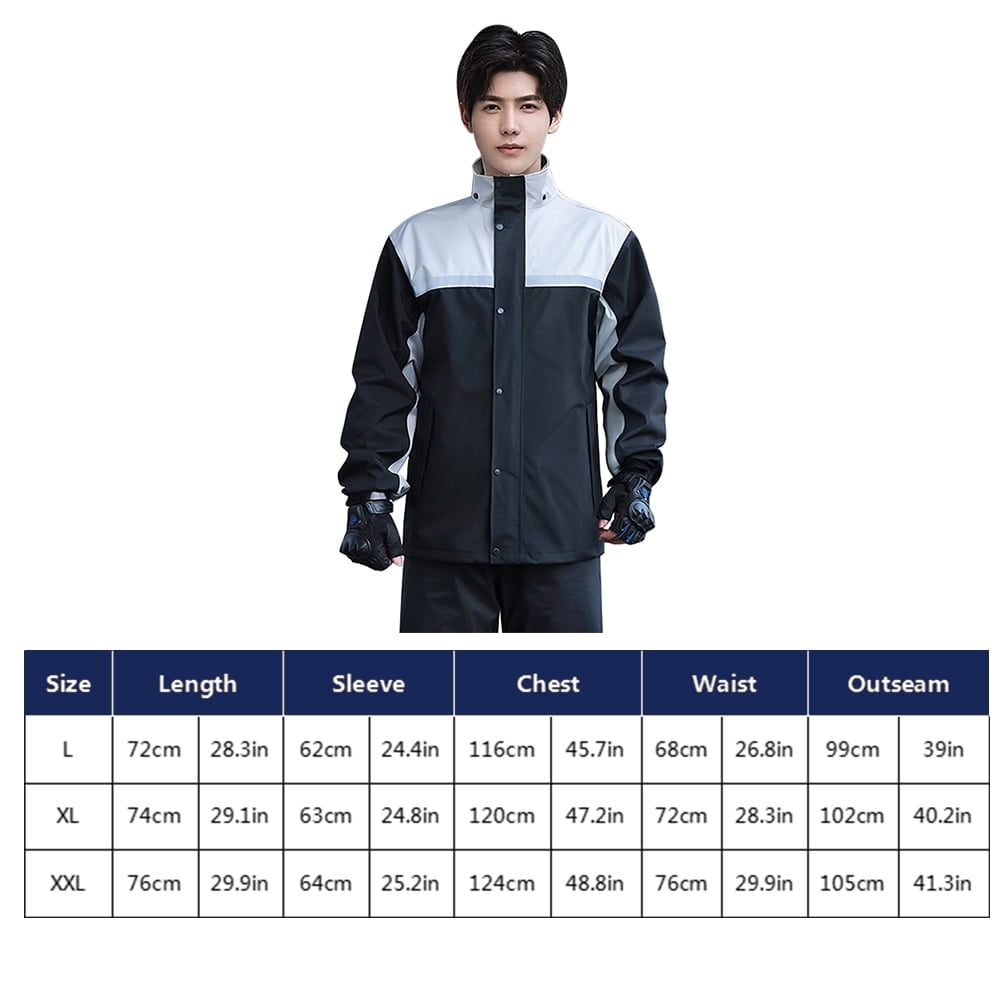 Raincoat suit Coat And Rain Suit Waterproof Rain Split Rain Suit Raincoat Waterproof Rain Coat ...