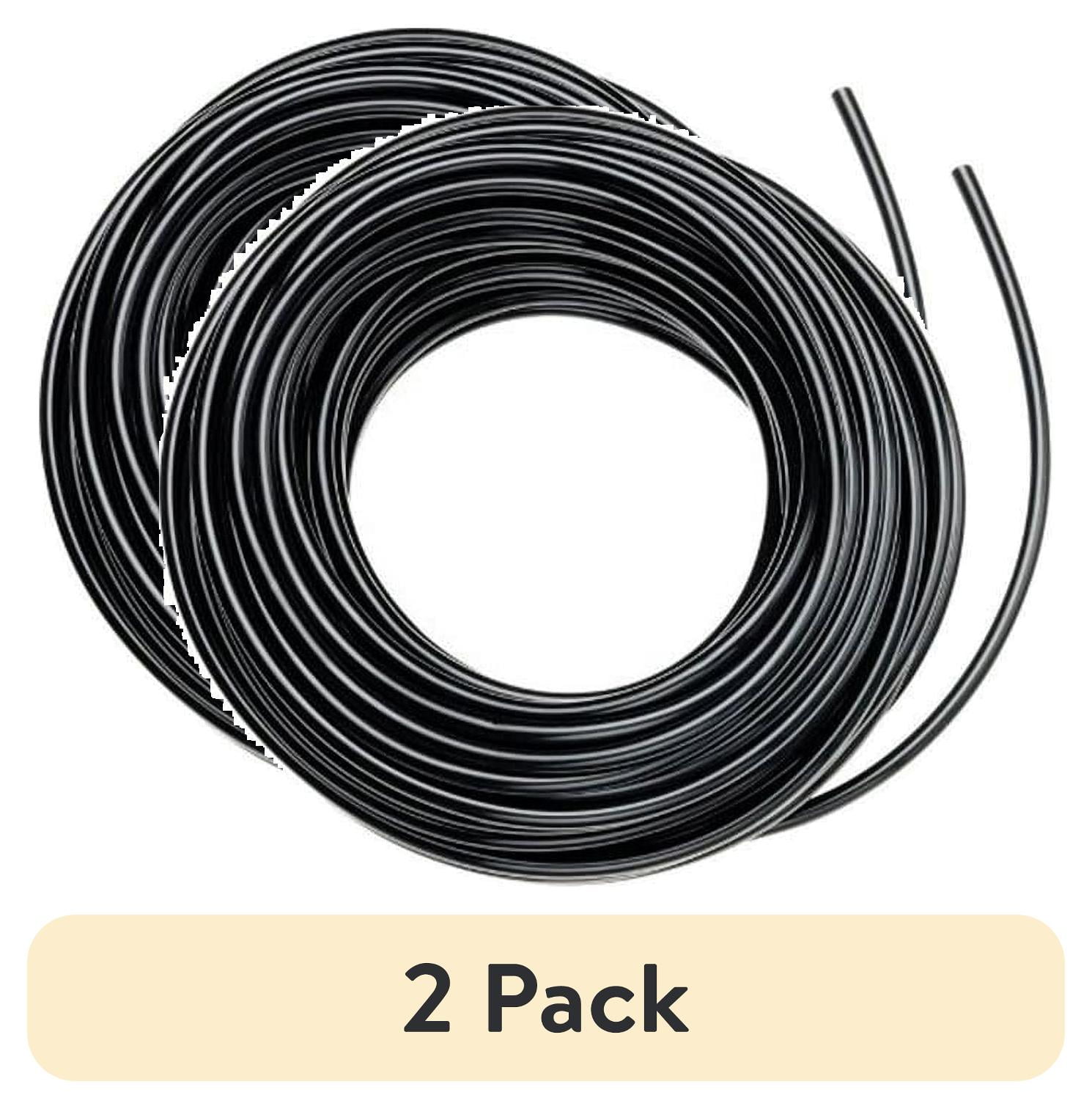 (2 pack) Raindrip 016025P Drip Irrigation Poly Tubing, 1/4" X 25 ...