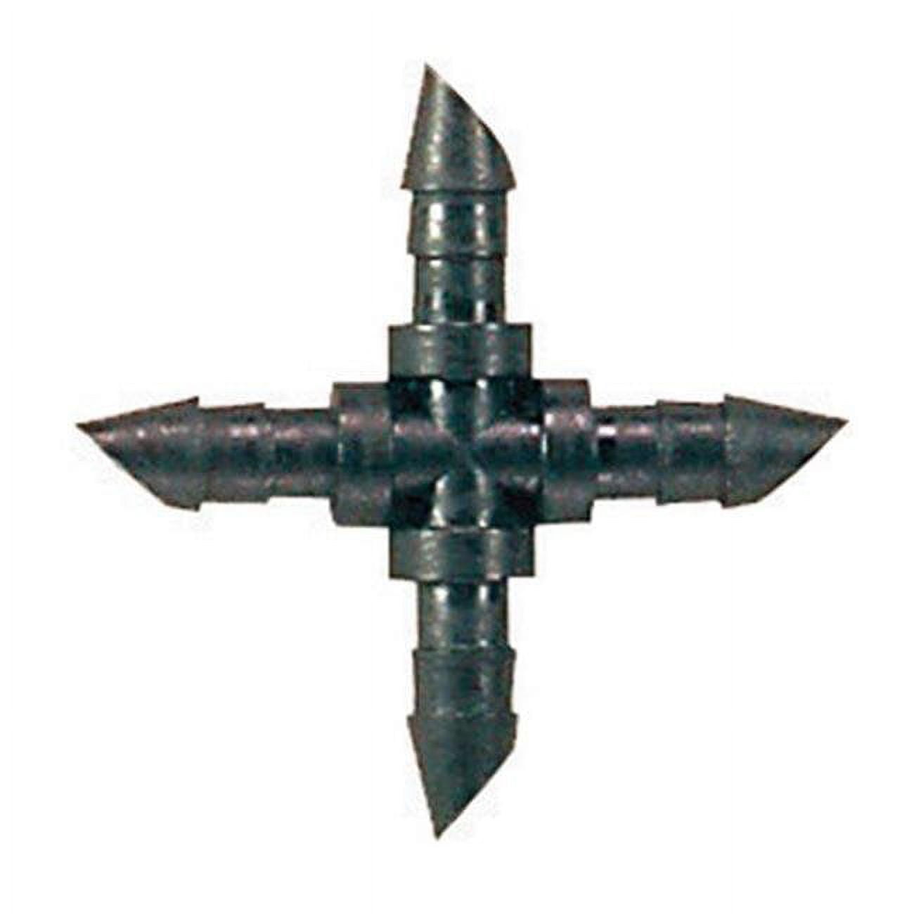 Raindrip 1/4 in. Barbed Drip Irrigation Cross 4 pk - Walmart.com