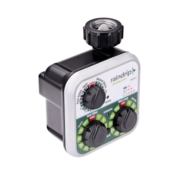 Raindrip 1-Outlet Analog Water Timer R675CT - Walmart Business Supplies