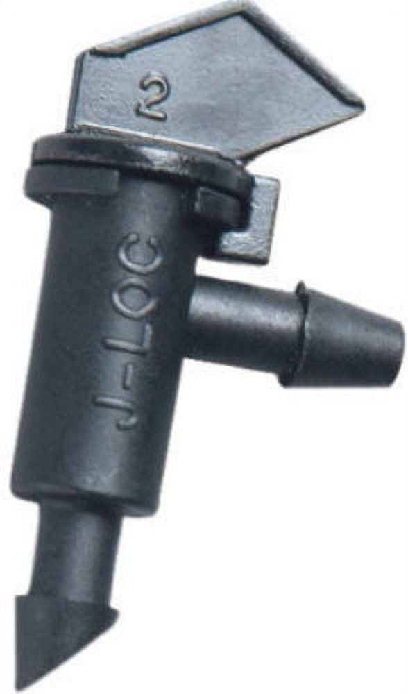 Raindrip 121010B Flag Dripper, 1 GPH, Black, Each - Walmart.com