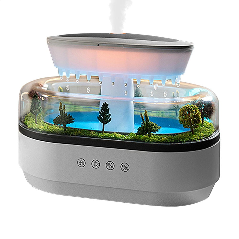 Raindrop Aroma Diffuser, Trees Aromatherapy Oil Diffuser, Water Drip ...