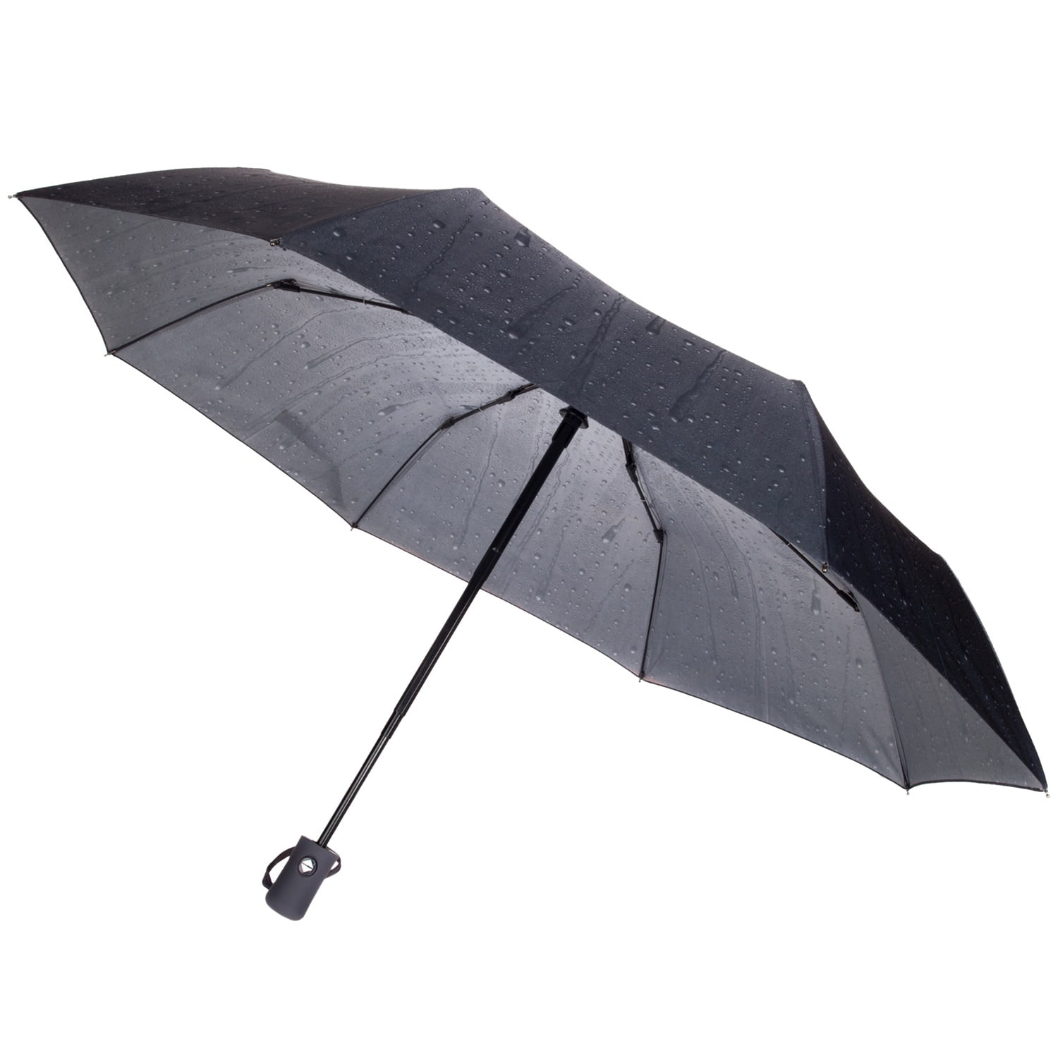 Raindrop Design 8 Frame Weather Resistant Automatic Umbrella - Walmart.com