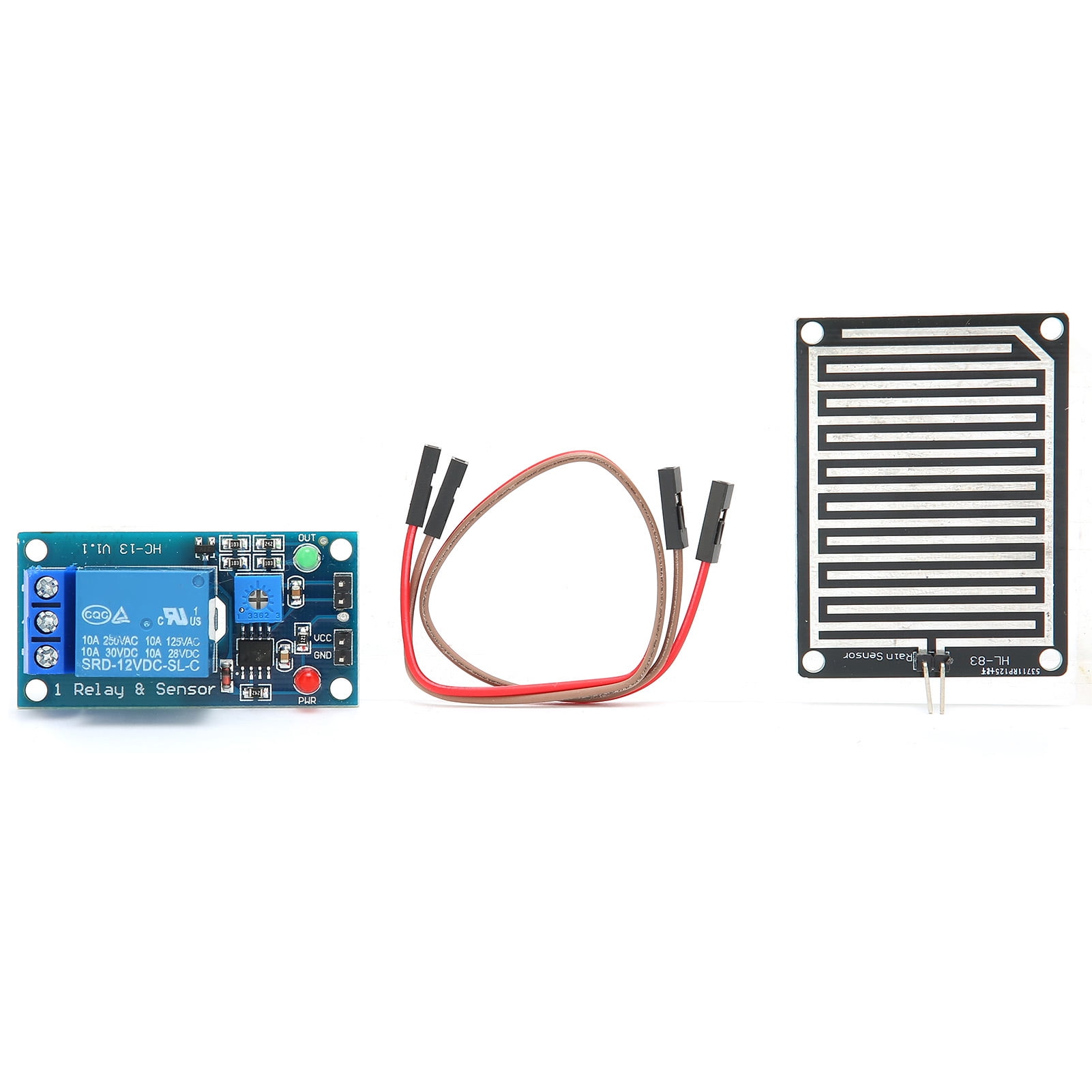 Raindrop Sensor Board with Adjustable Potentiometer, Weather Monitoring ...