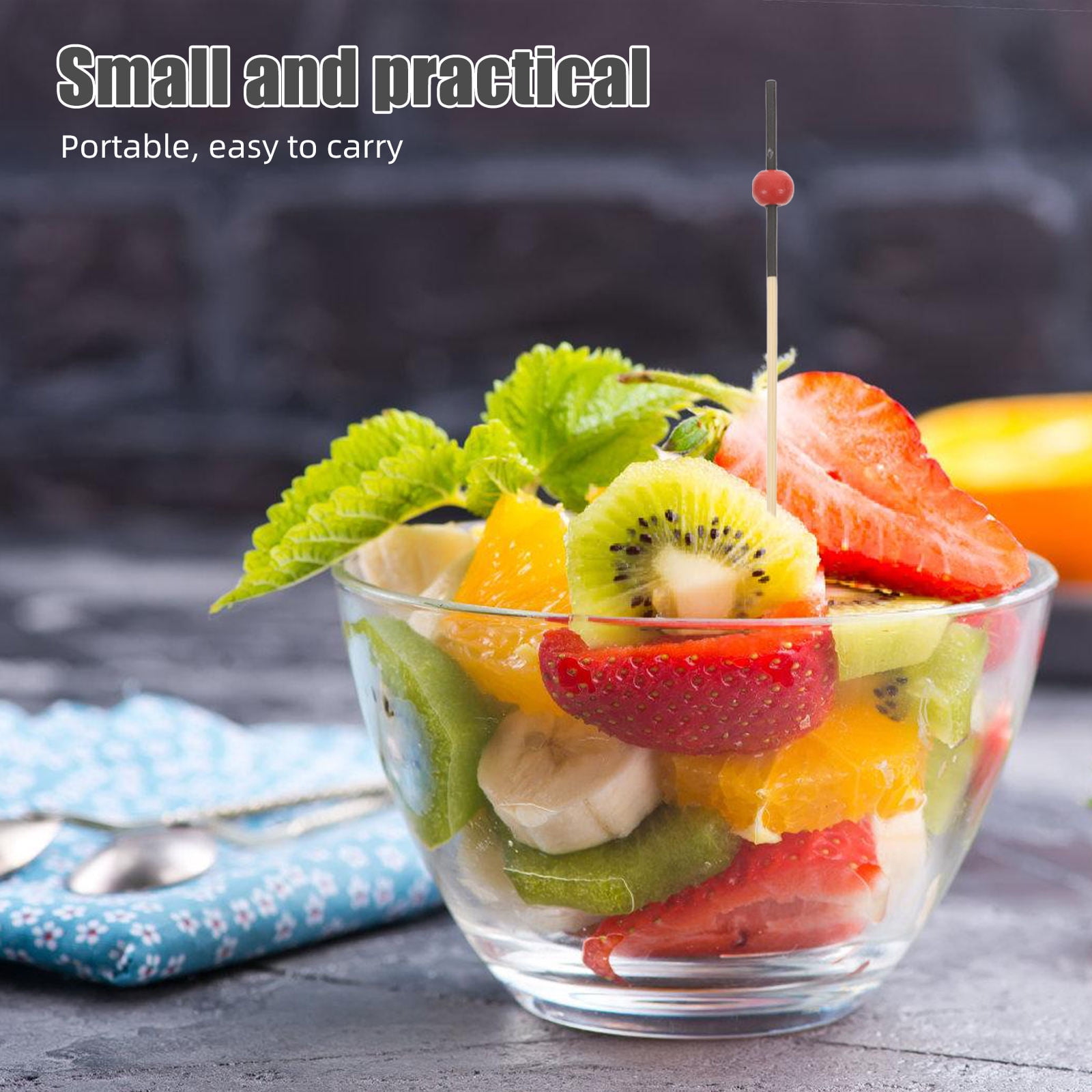 Raindrops 1 Bag Cocktail Picks For Appetizers Bamboo Toothpicks Party ...