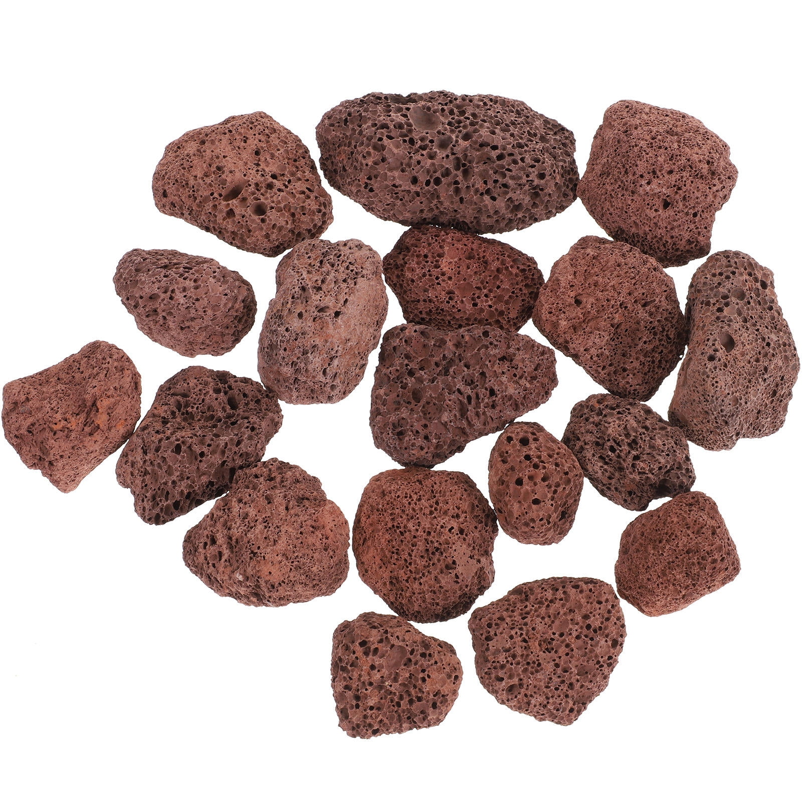 Raindrops Aquarium Decor Volcanic Rock Dark Brown 1 Bag - Walmart.com