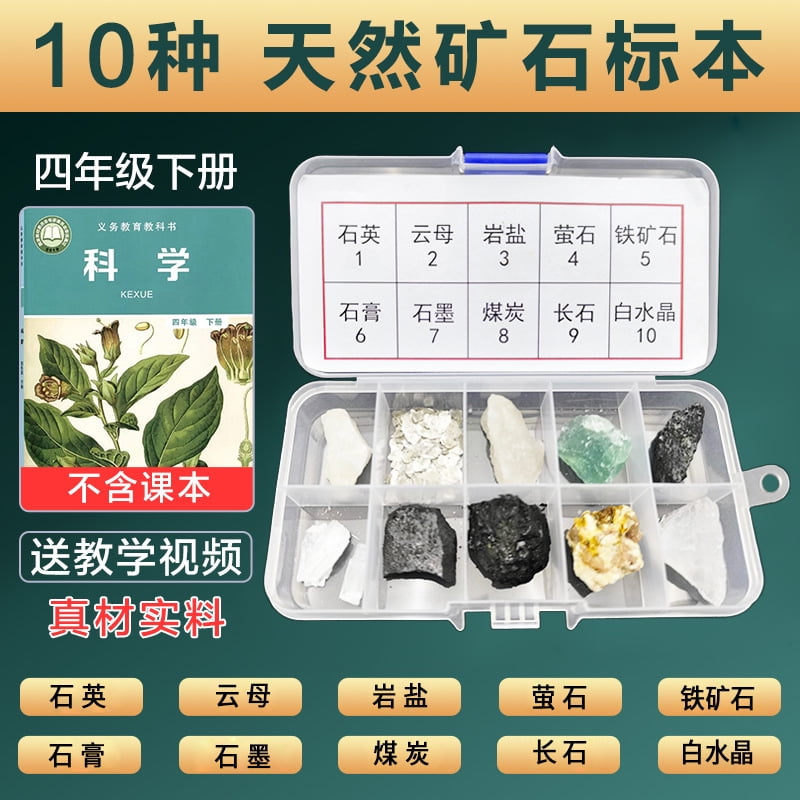 Raindrops 1 Box Rock And Mineral Collection Kit For Kid Geology ...