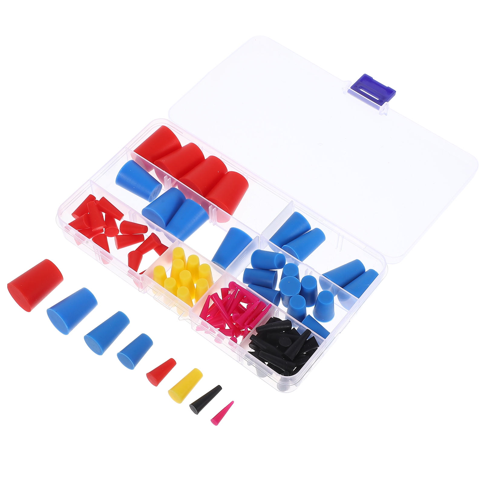 Raindrops 1 Box Stopper Tapered Lab Seal Silicone Stoppers Rubber Plugs ...